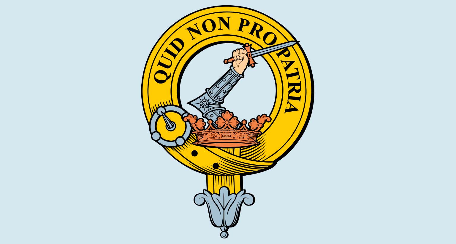 Dewar Clan Crest & Coat of Arms