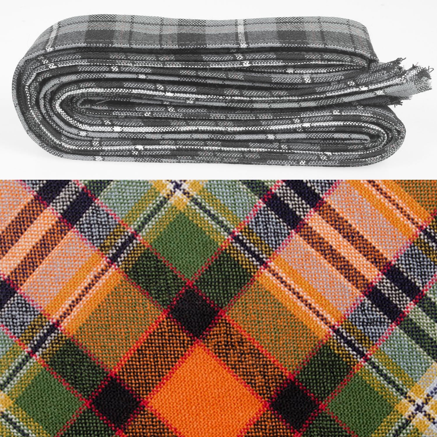 Dundee Tartan Wool Strip Ribbon