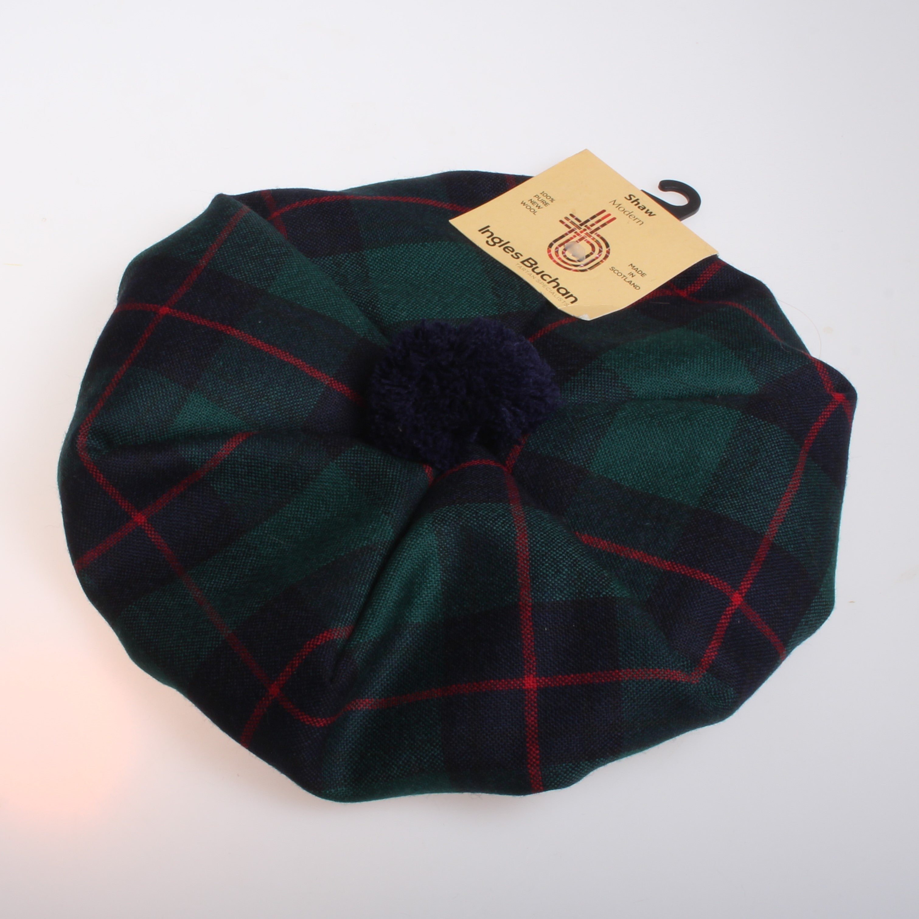 Stylish Wool Tartan Tam