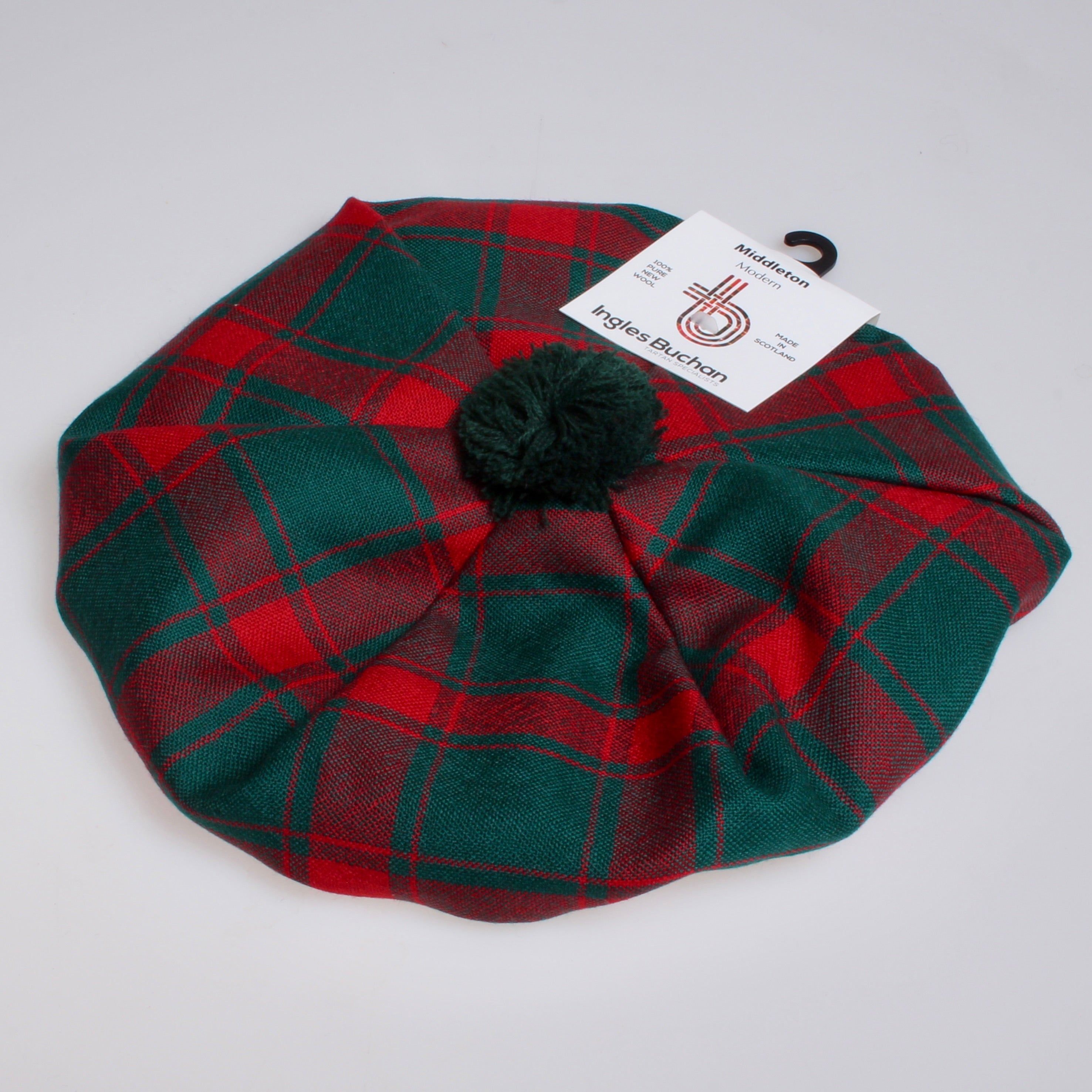 Stylish Wool Tam in Middleton Tartan