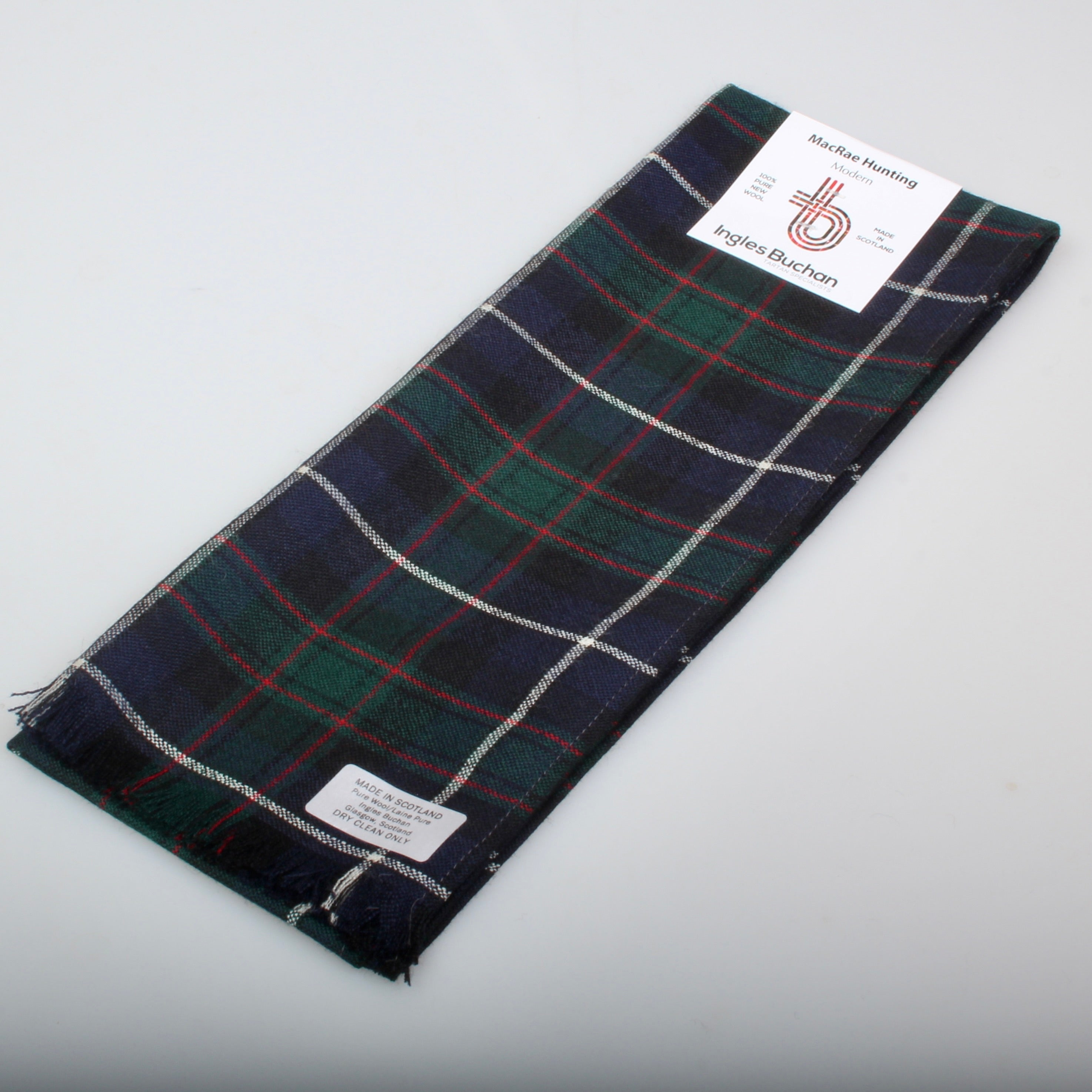 Wool Scarf in MacRae Hunting Tartan