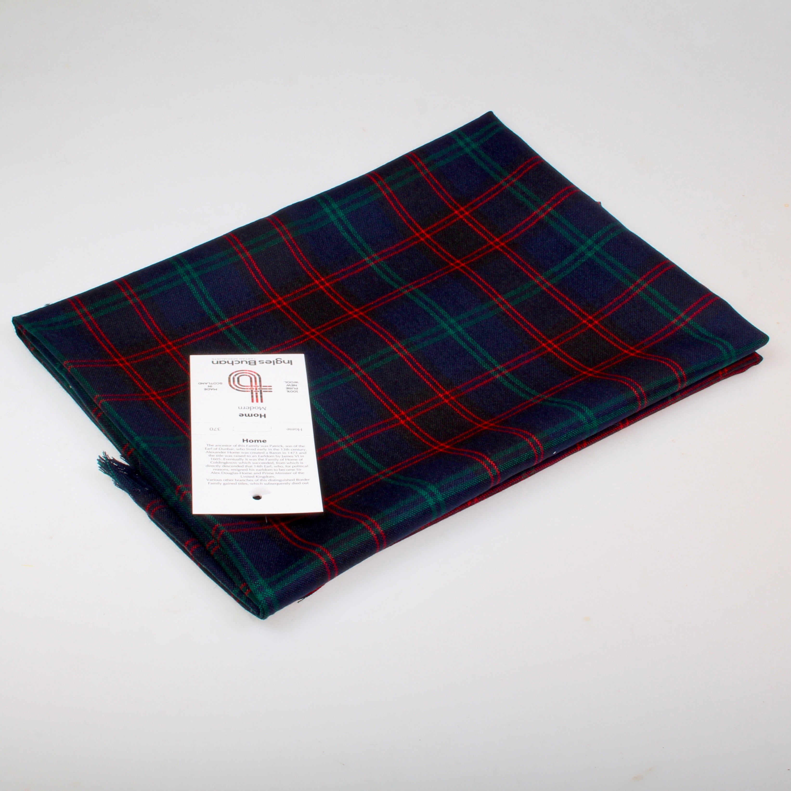Hume Ancient Wool Tartan Shawl
