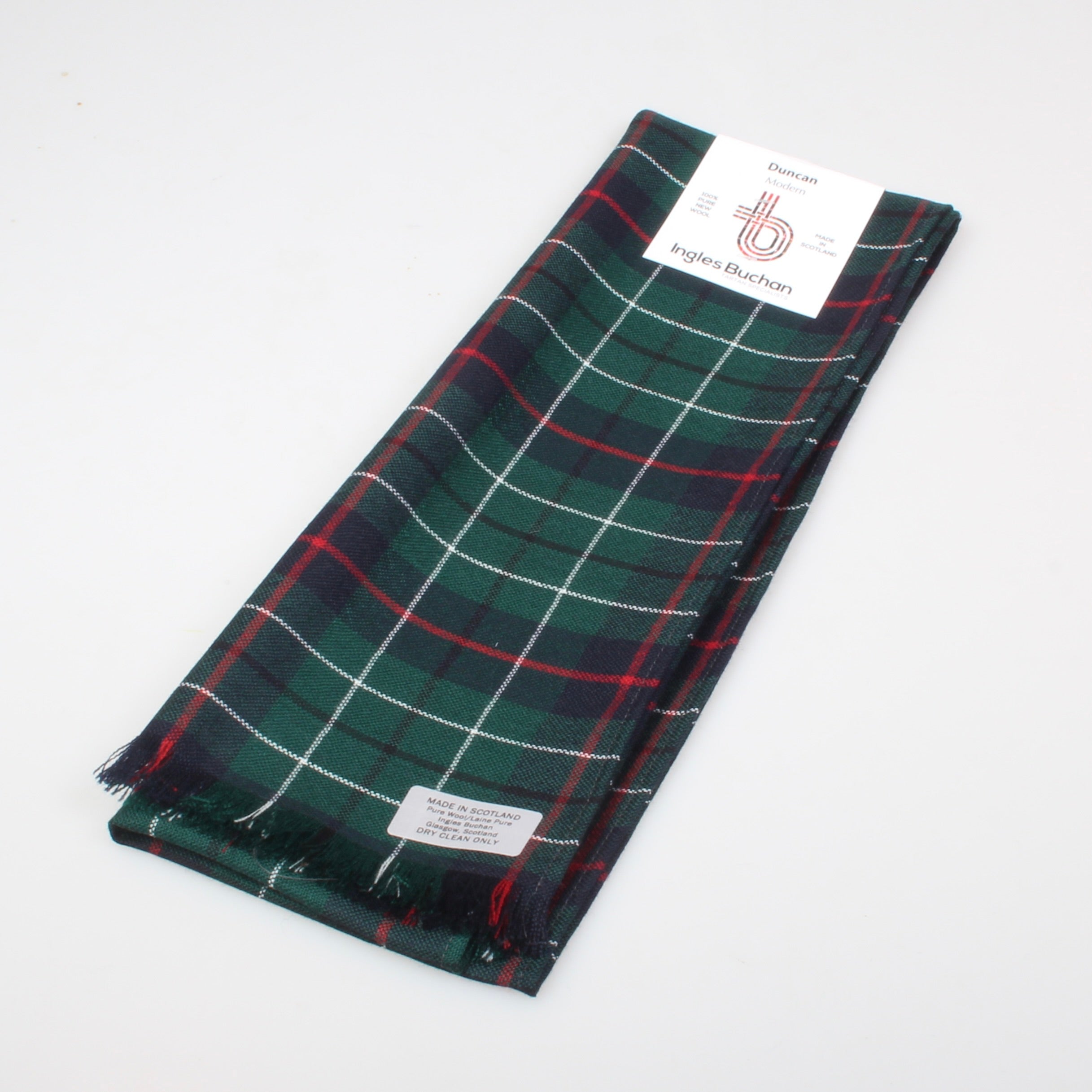 Duncan Modern Wool Tartan Scarf