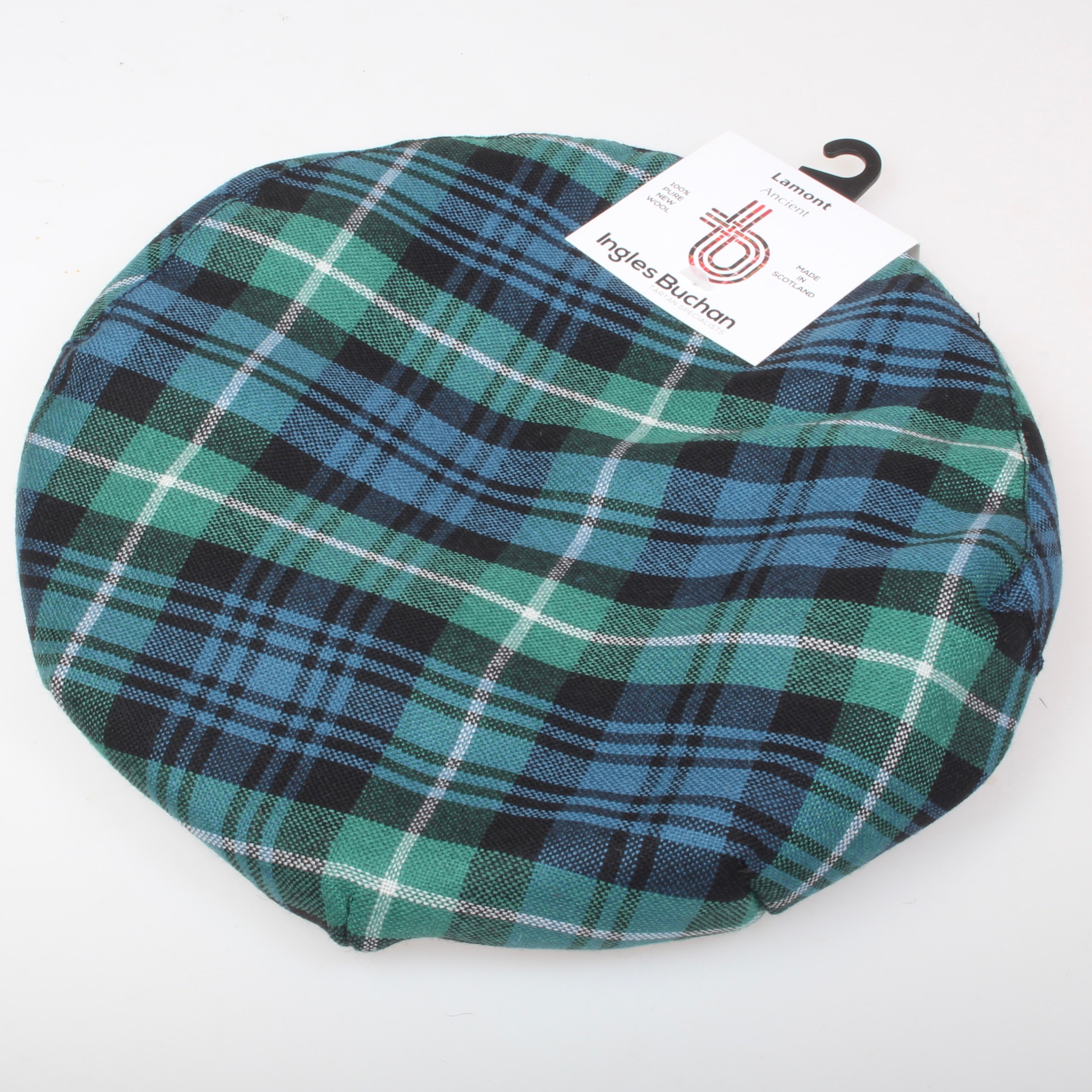 Pure Wool Golf Cap in Lamont Tartan