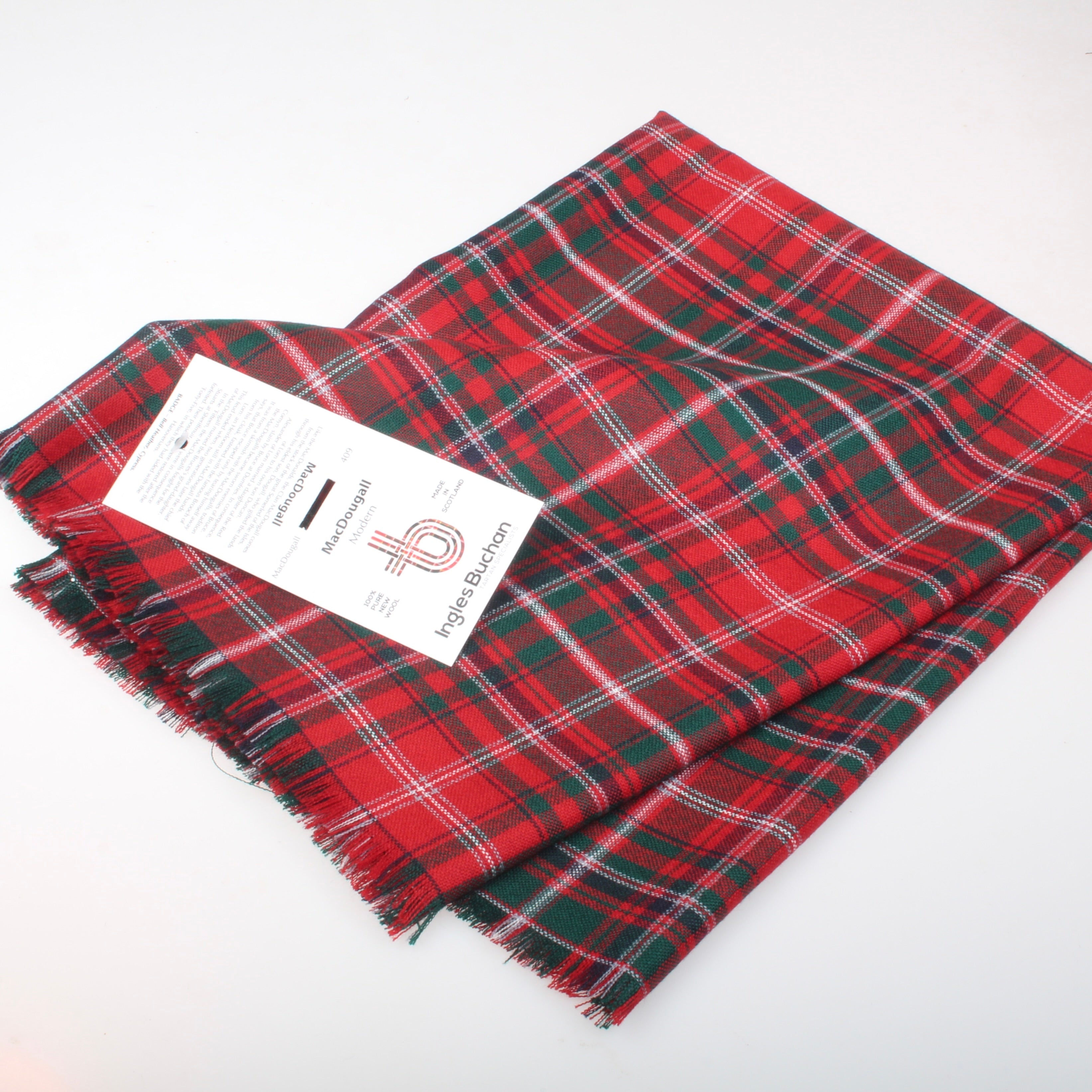 Duncan Tartan Wool Shawl