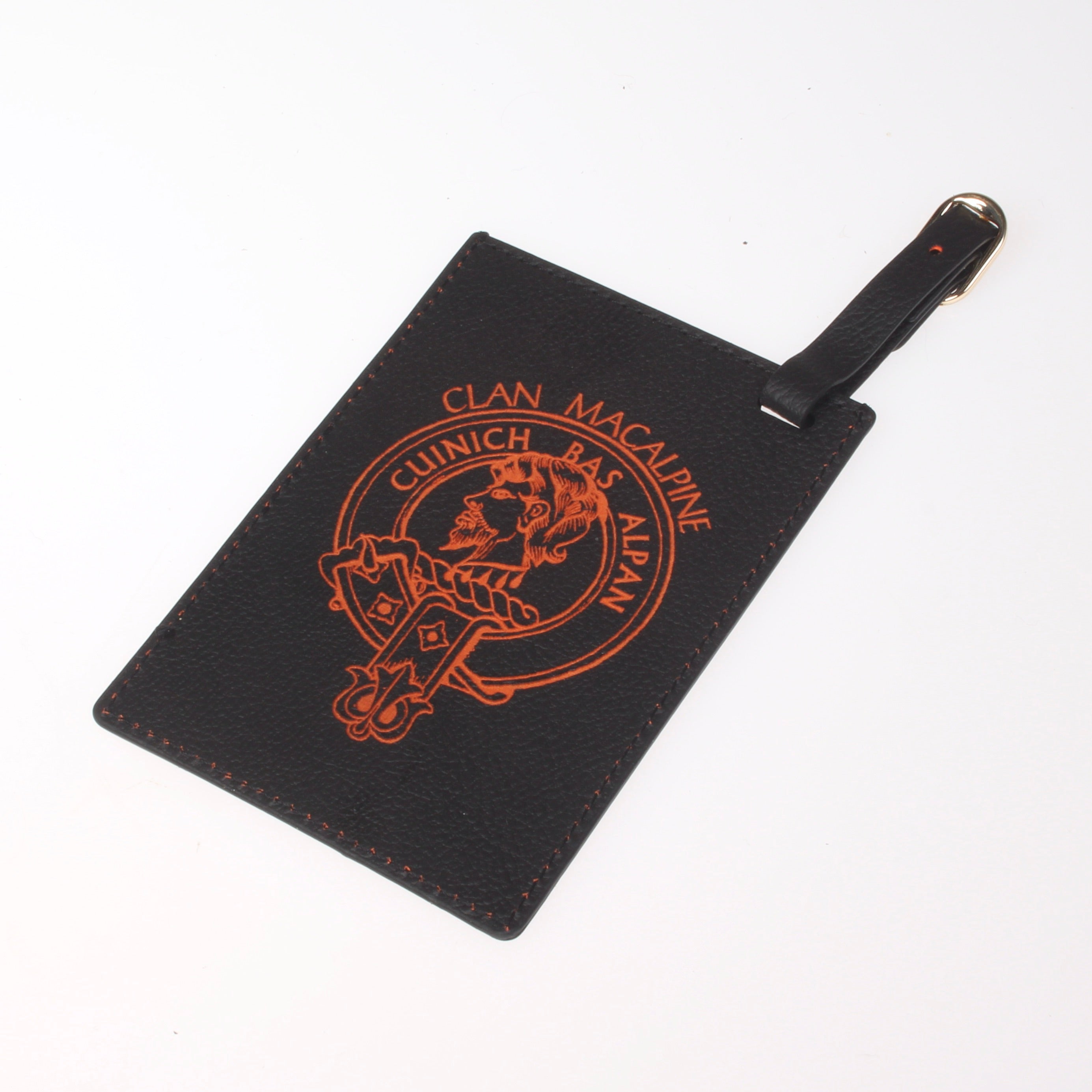 MacAlpine Clan Crest Luggage Tag