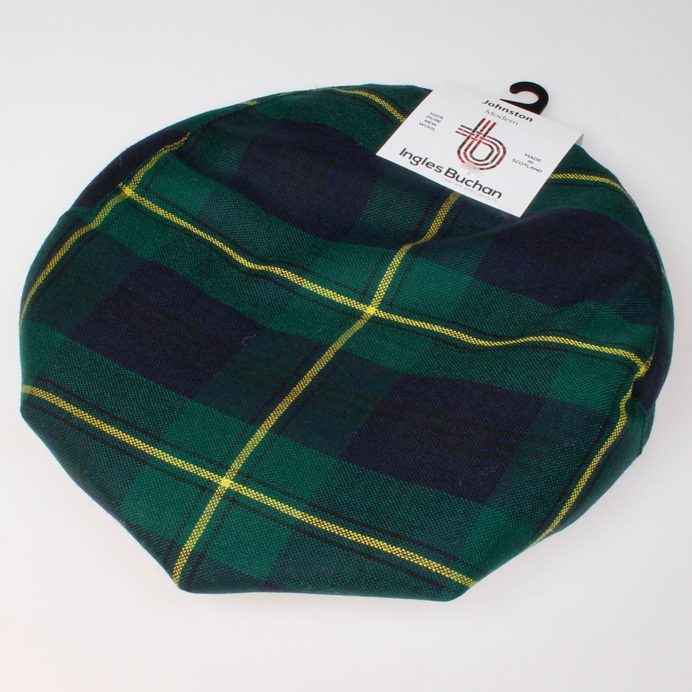 Pure Wool Golf Cap in Johnstone Tartan