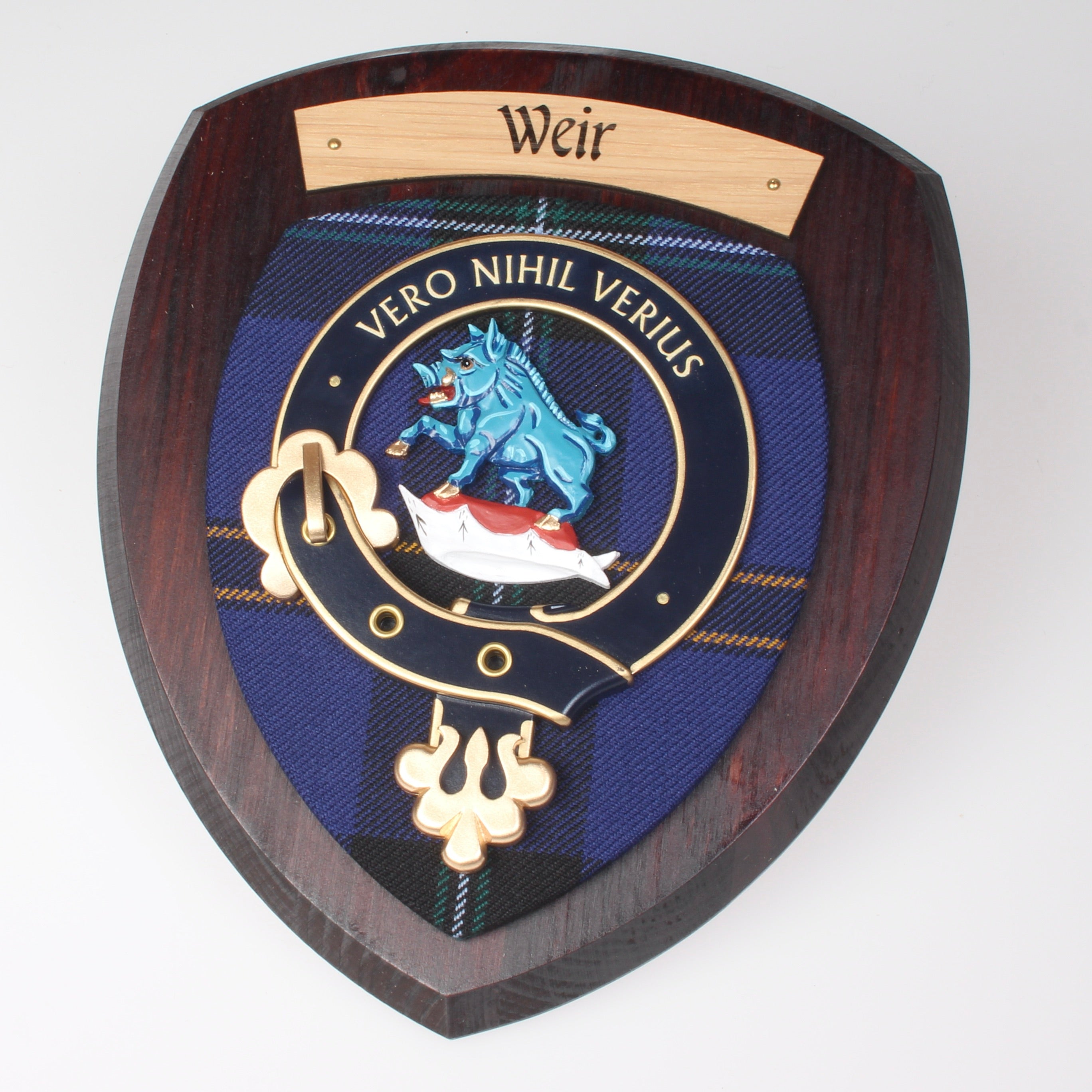 Weir Clan Crest Wall Plaque
