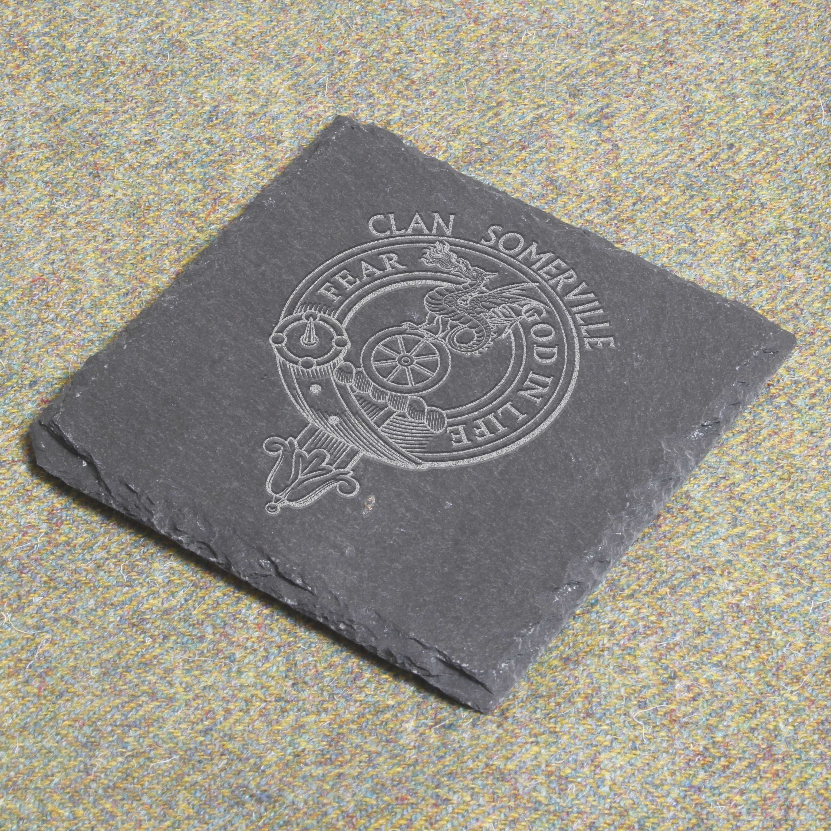 Somerville Clan Crest Coaster