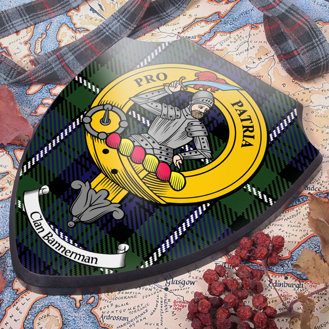 Bannerman Clan Crest Wall Plaque