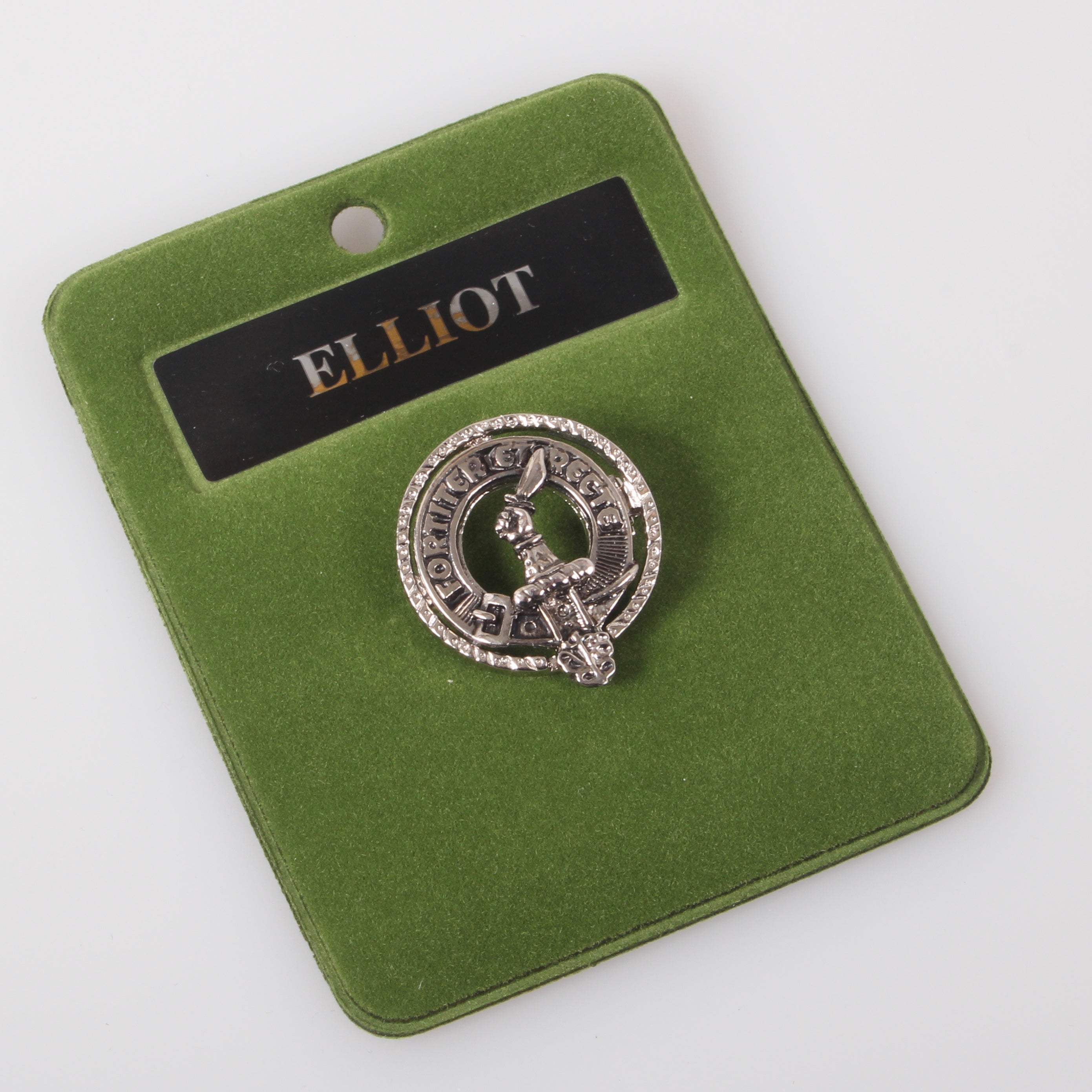 Elliot Clan Crest Pin Badge