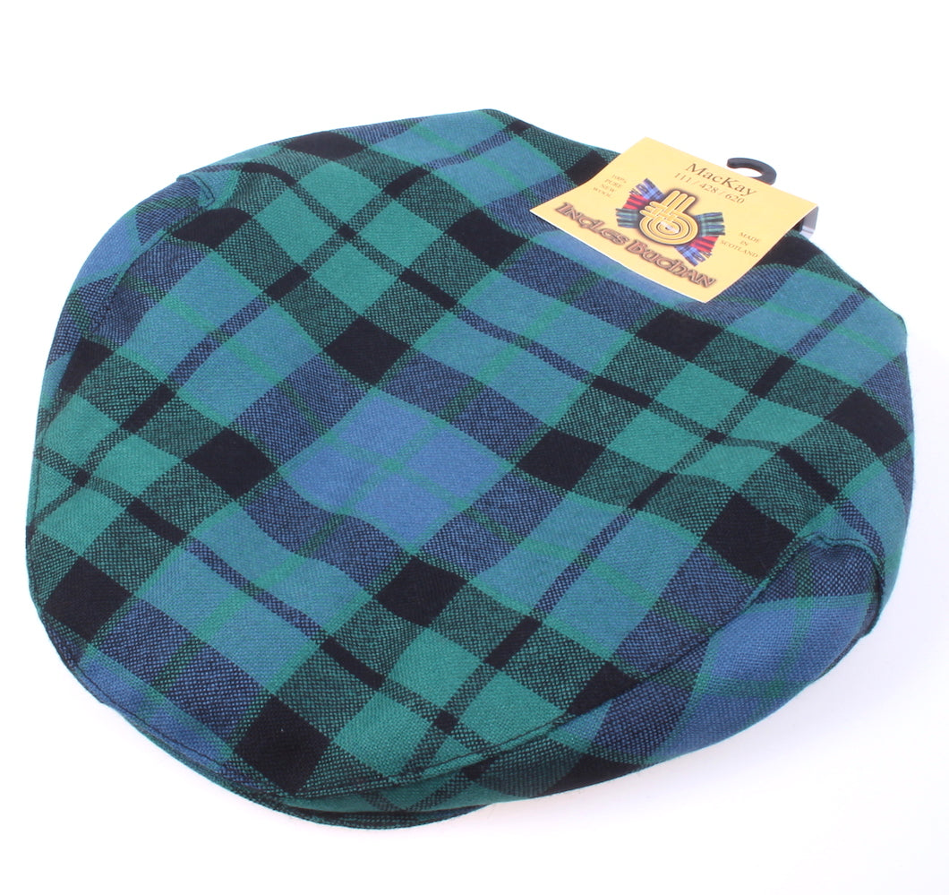 Wool Golf Cap in MacKay Tartan