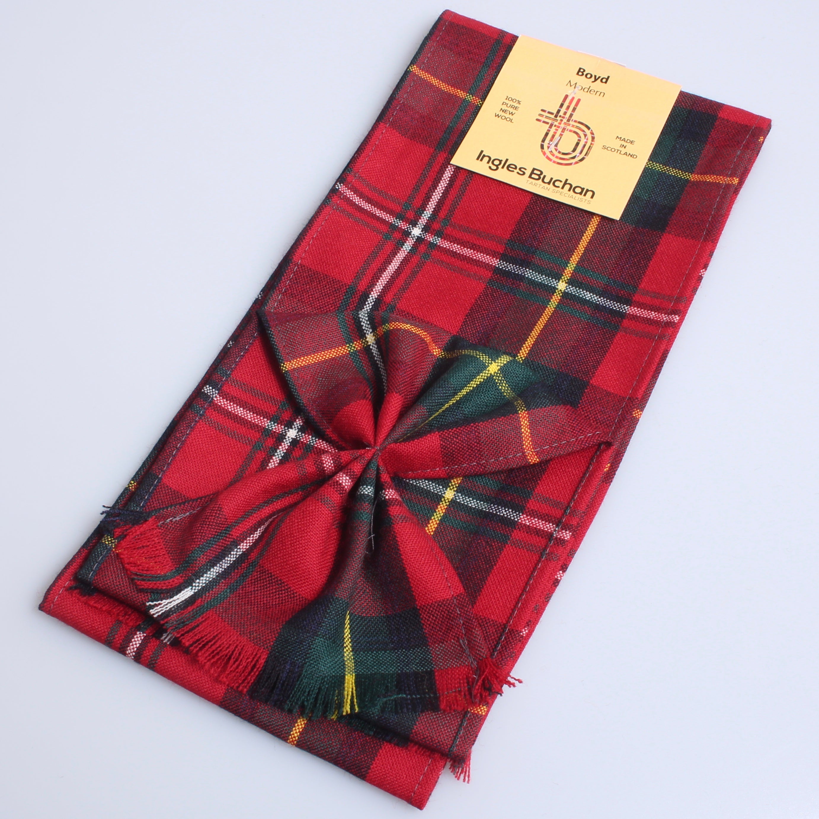 Wool Mini Sash in Boyd Tartan