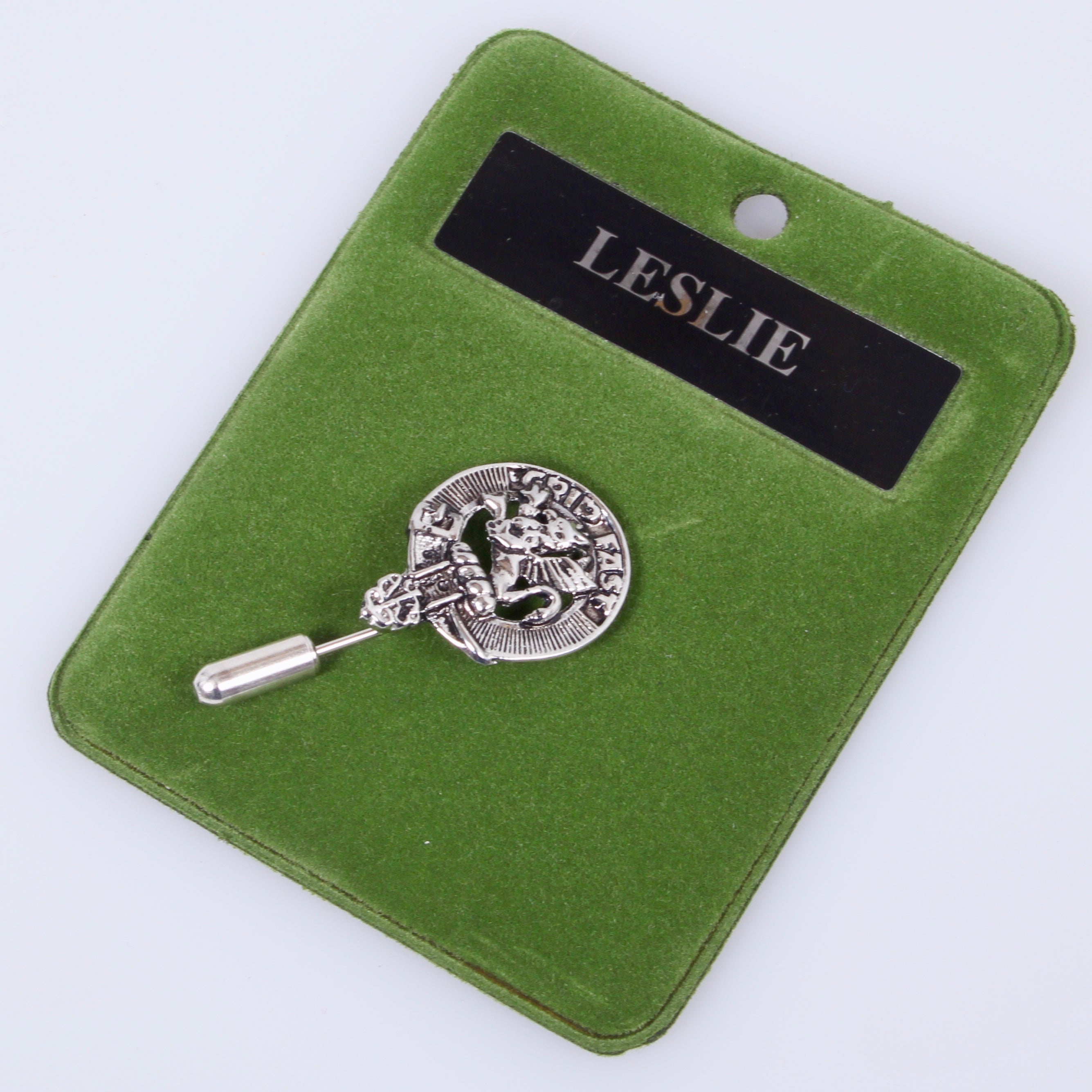 Leslie Clan Crest Tie Pin