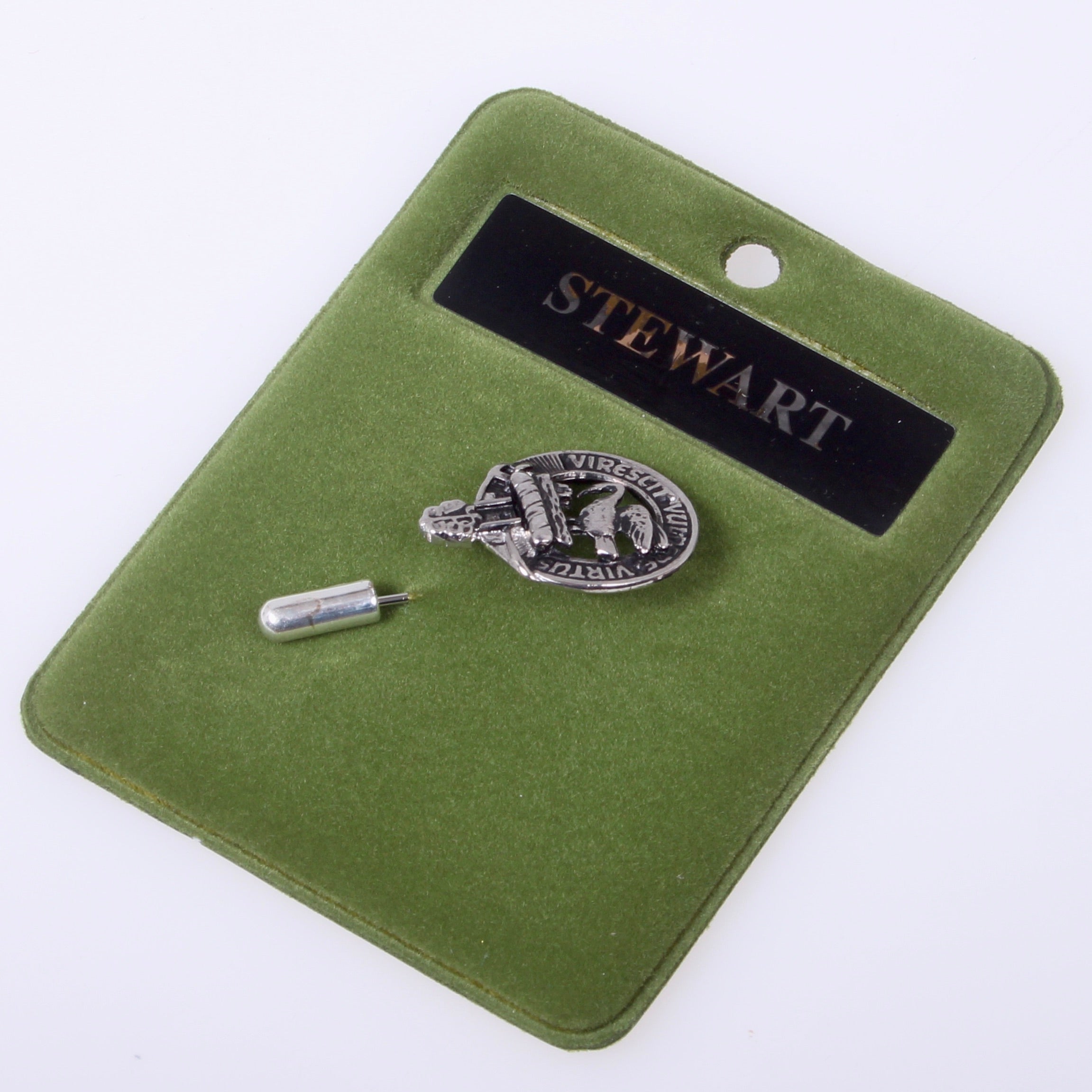 Stewart Clan Crest Tie Pin