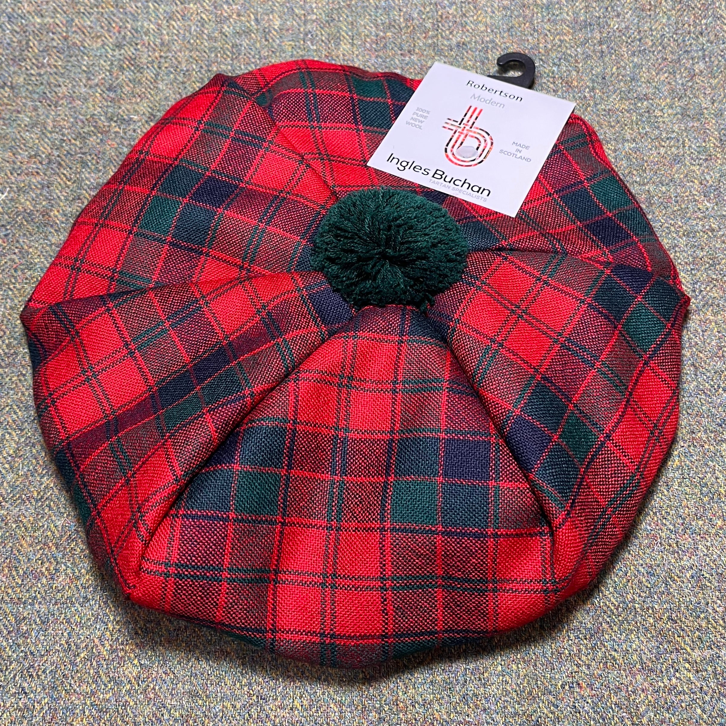 Unisex Wool Tam in Robertson Modern Tartan
