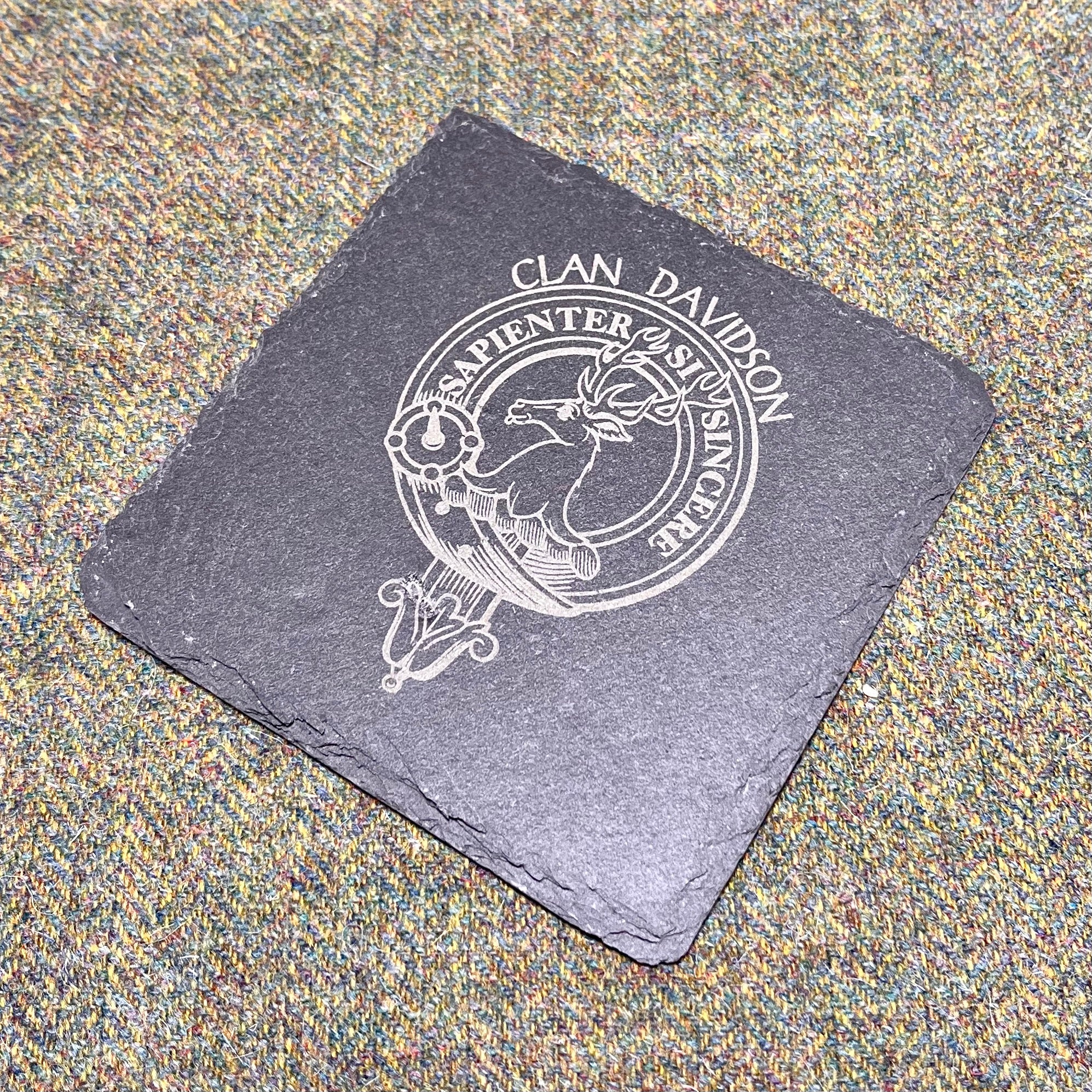 Davidson Clan Crest Coasters