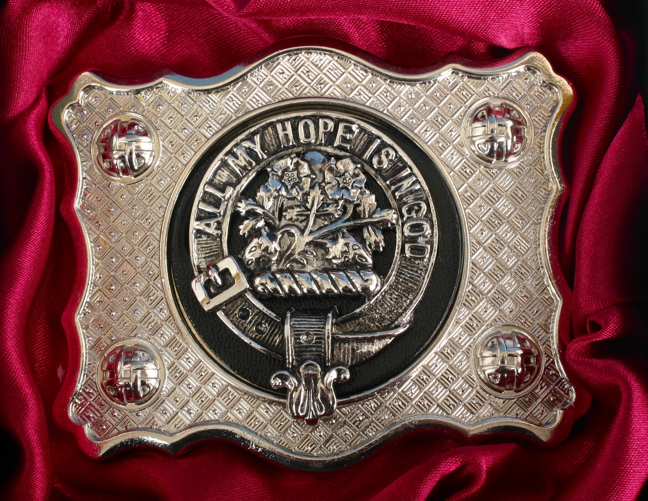 Fraser Pewter Clan Crest Buckle