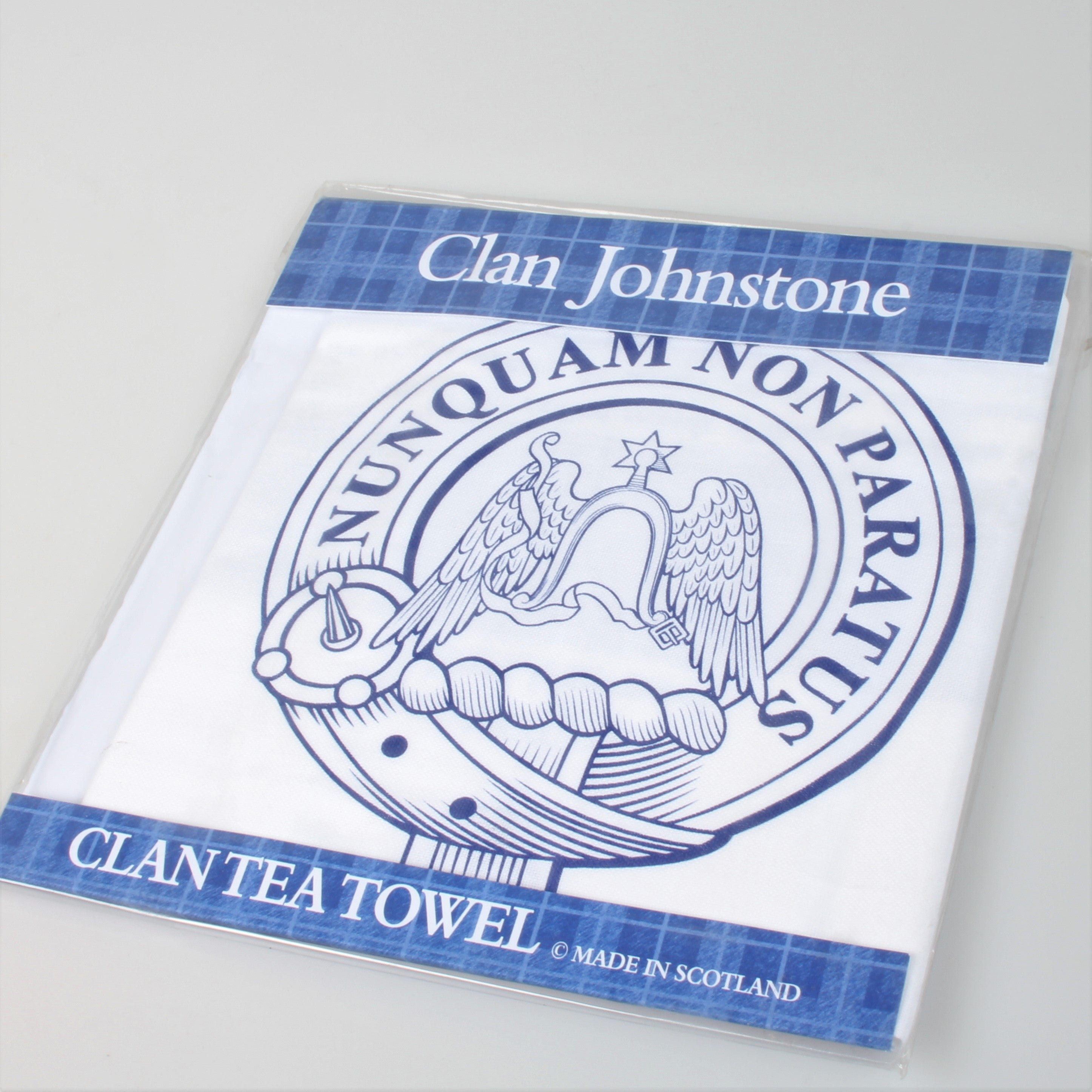 Johnstone Clan Crest Tea Towel