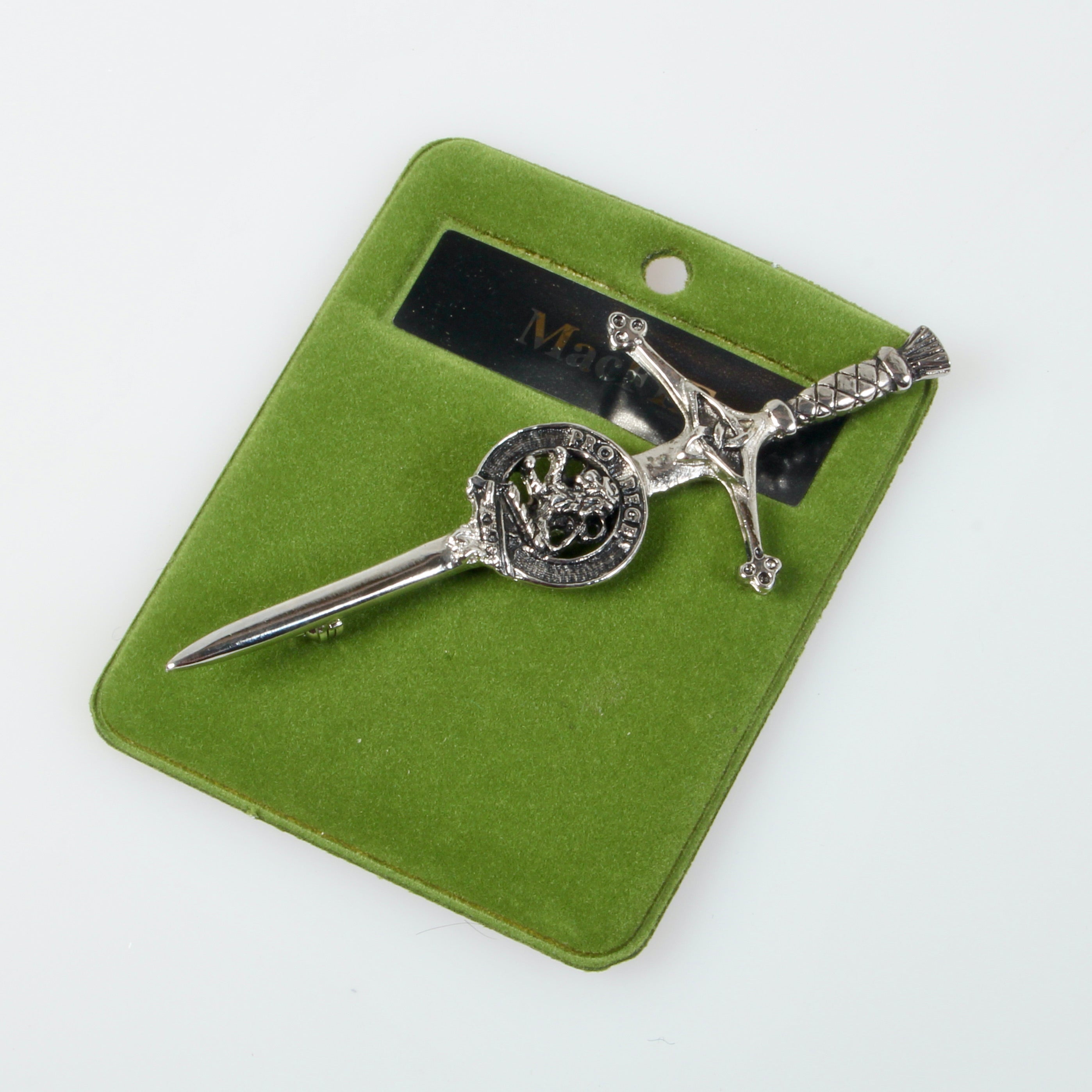 MacPhee Kilt Pin - Clan Crest Pewter