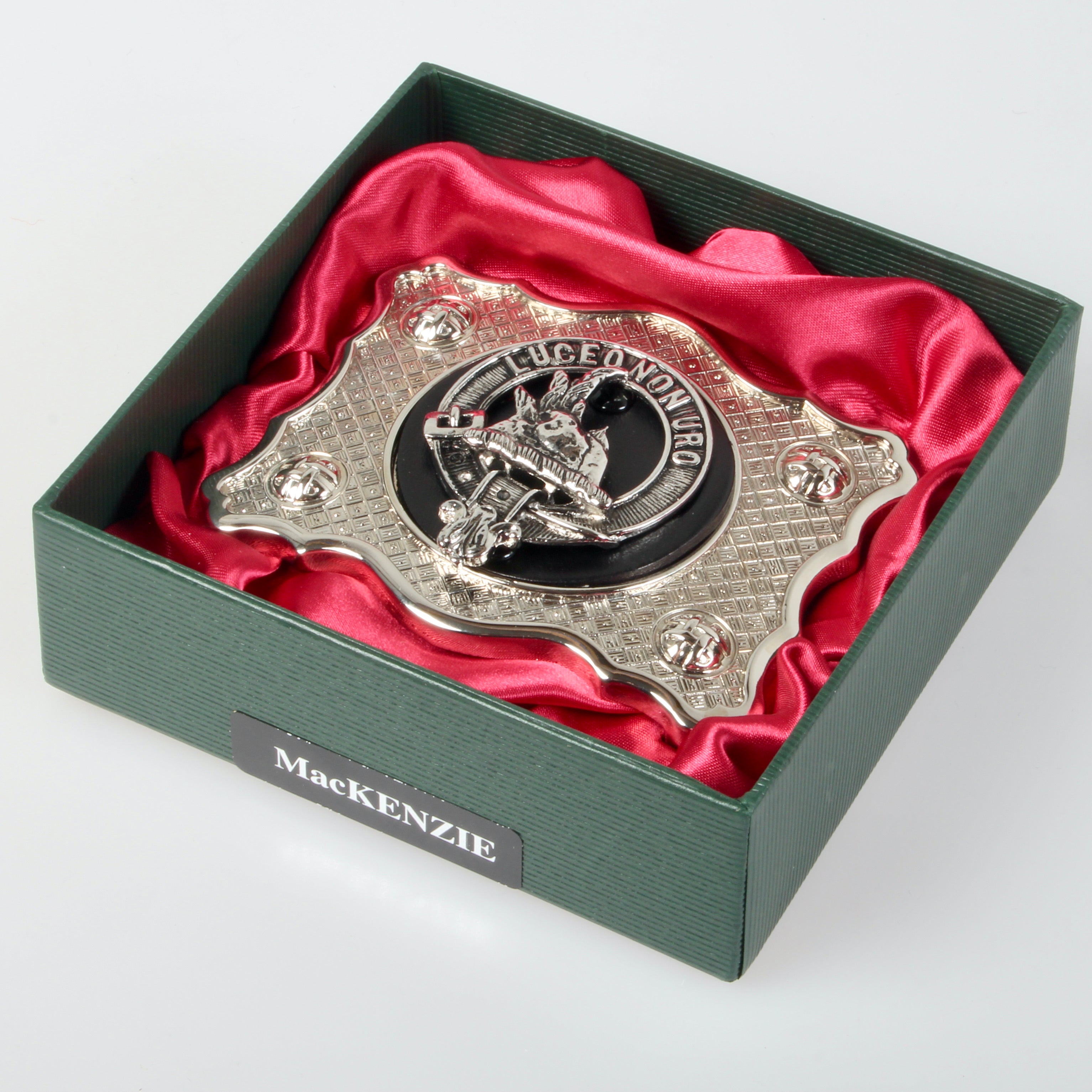 Mackenzie Clan Crest Buckle | Scottish Kilt Belts