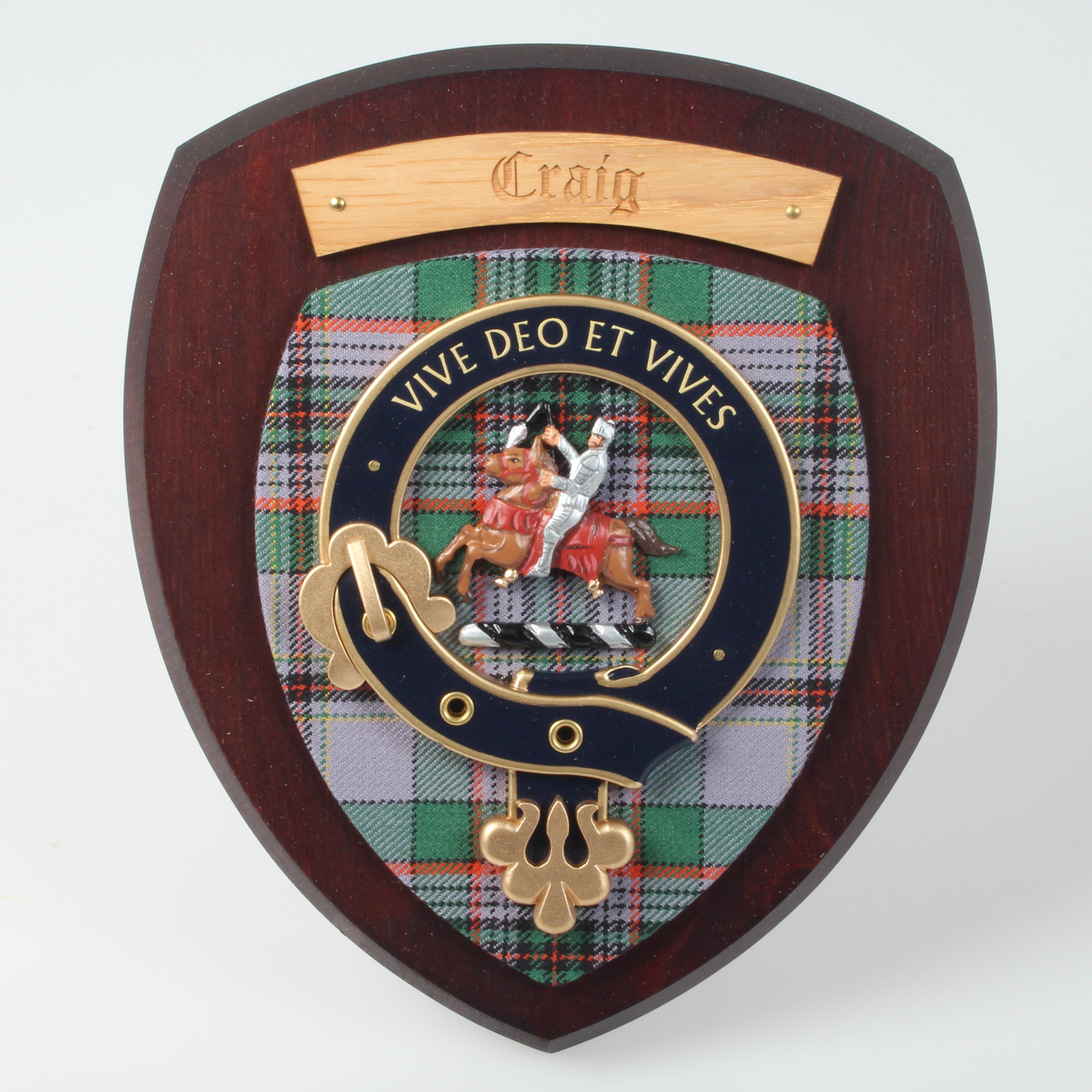 Craig Clan Crest Plaque