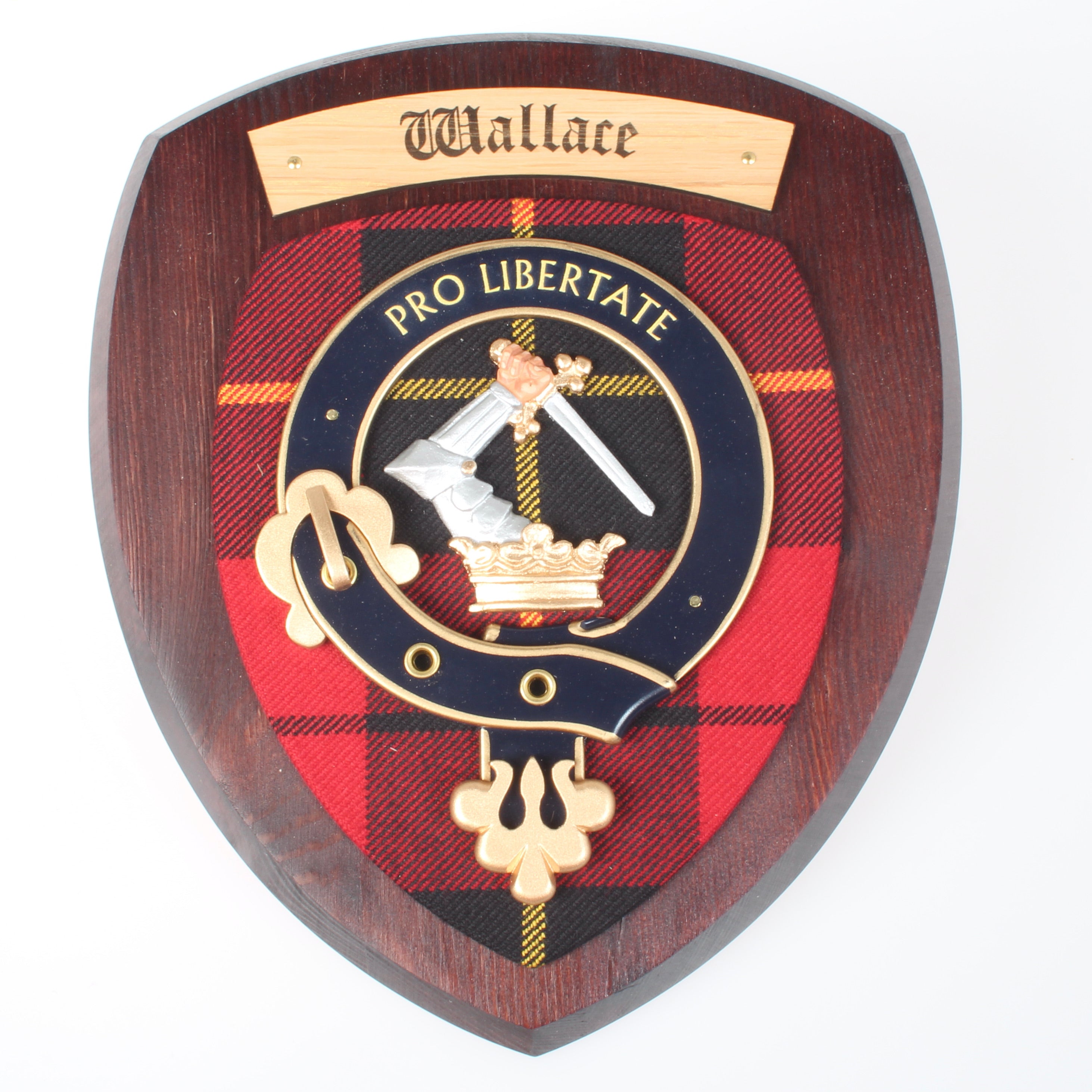 Wallace Clan Crest Wall Plaque