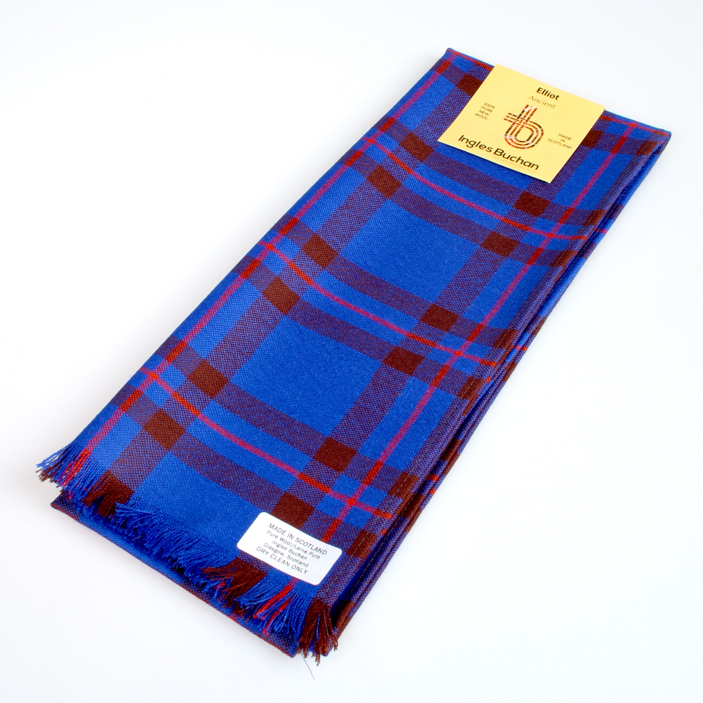 Elliot Ancient Wool Tartan Scarf