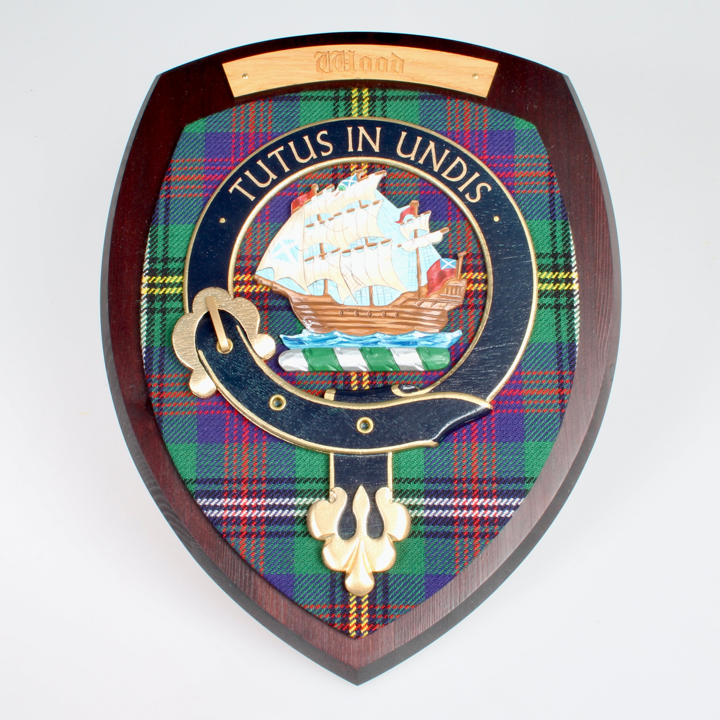 Scottish Clan Wall Plaque: Handmade in Scotland