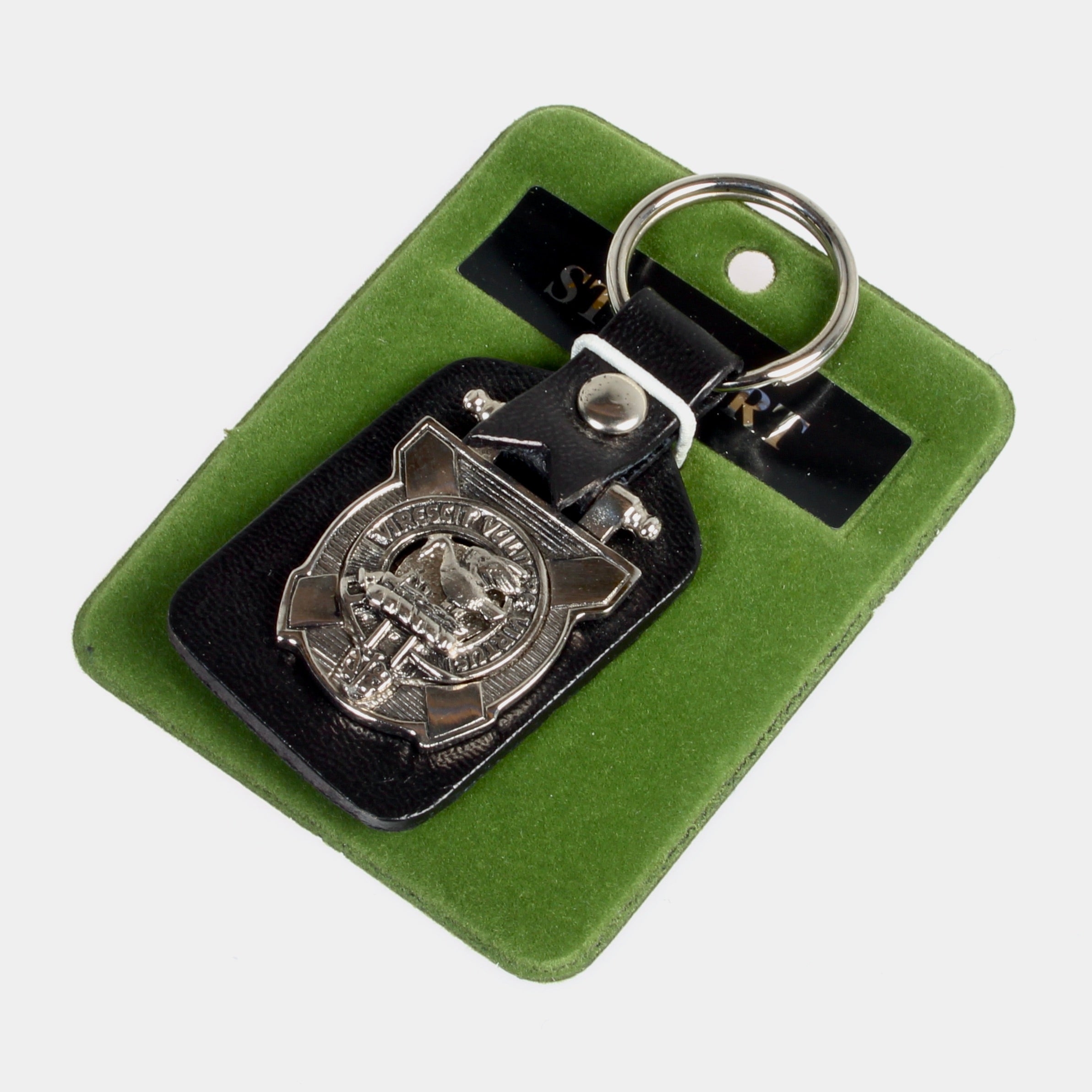 Stewart Clan Pewter Key Fob