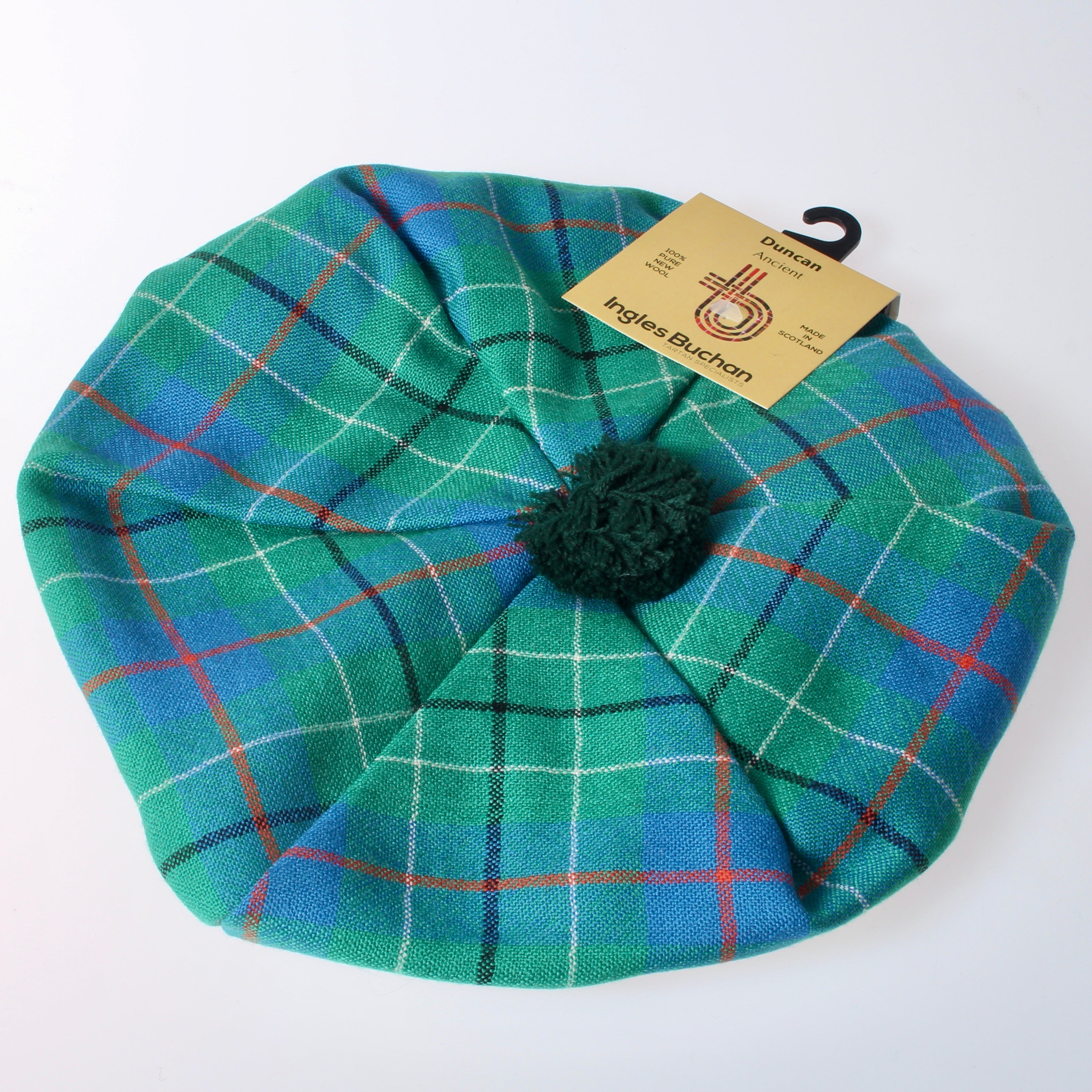 Unisex Wool Tam in Duncan Tartan