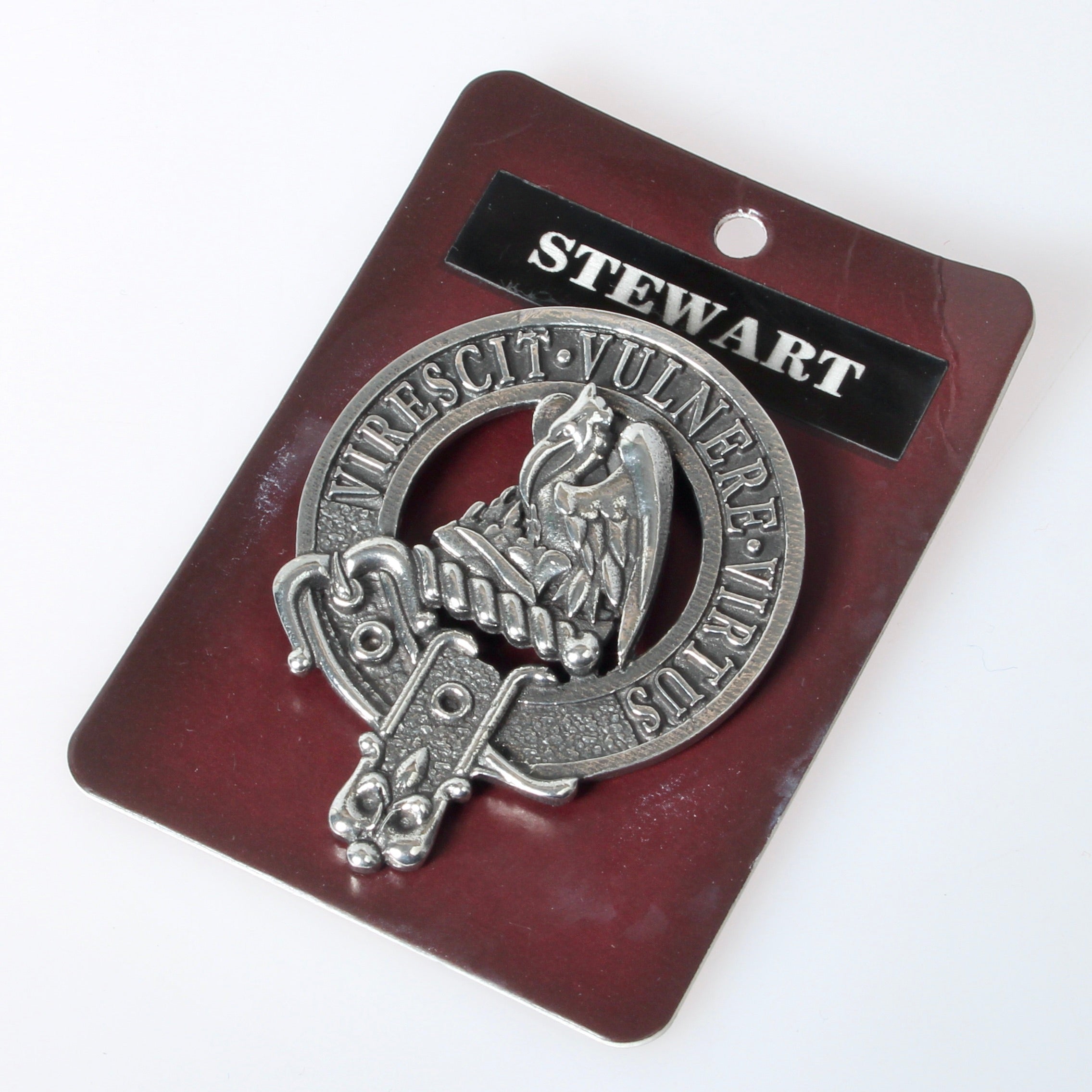 Stewart Clan Crest Pewter Badge