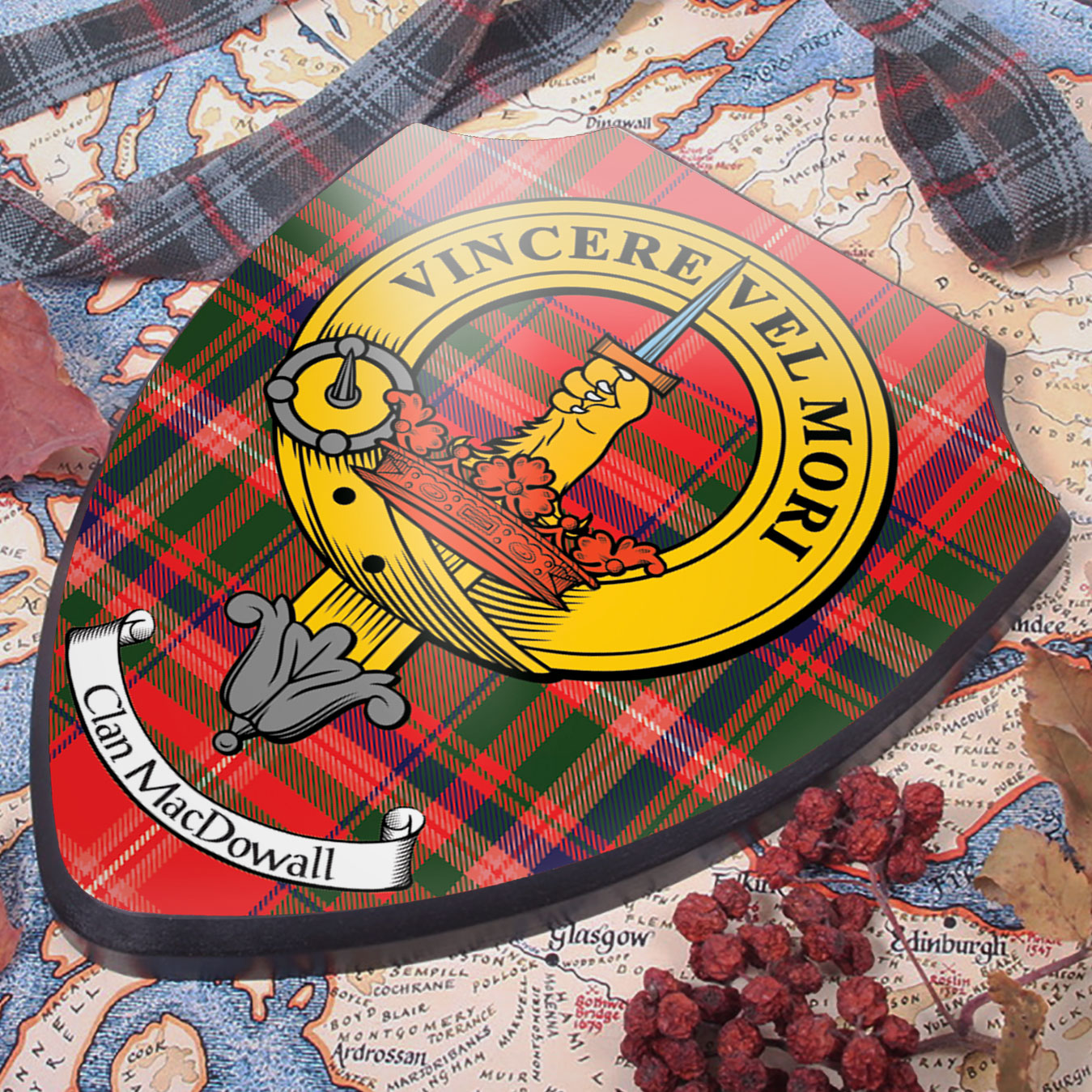 MacDowall Clan Crest Wall Plaque