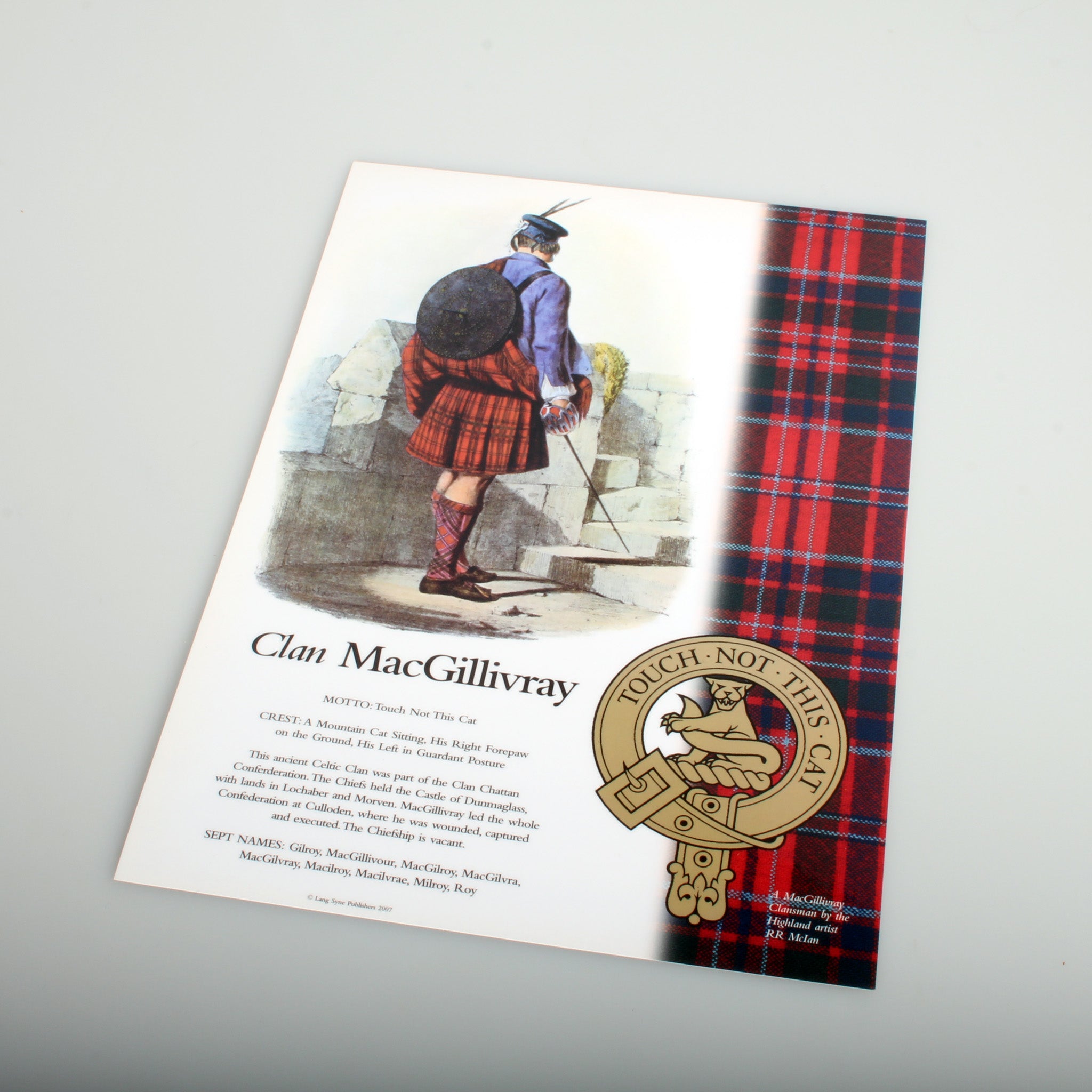 MacGillivray Clan Poster A4