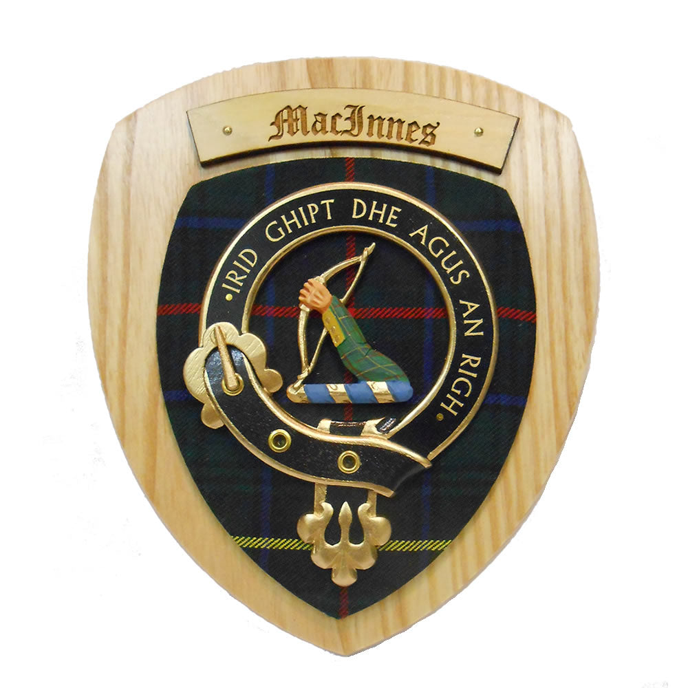 MacInnes Clan Crest Plaque