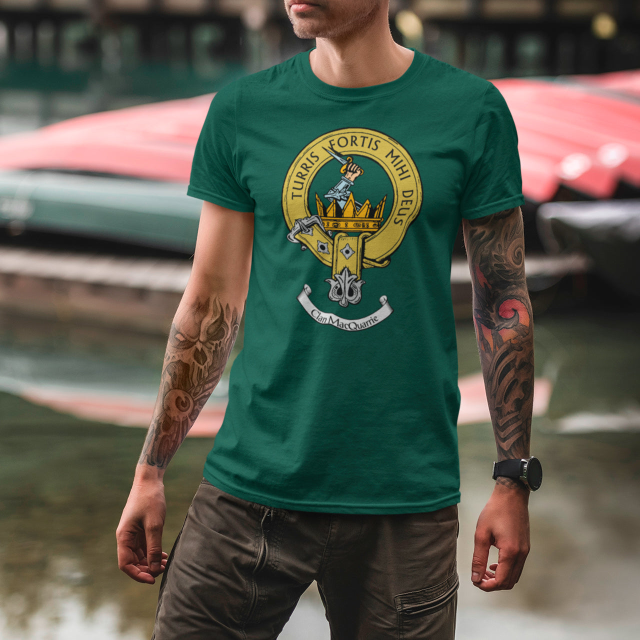 MacQuarrie Clan Crest T-Shirt
