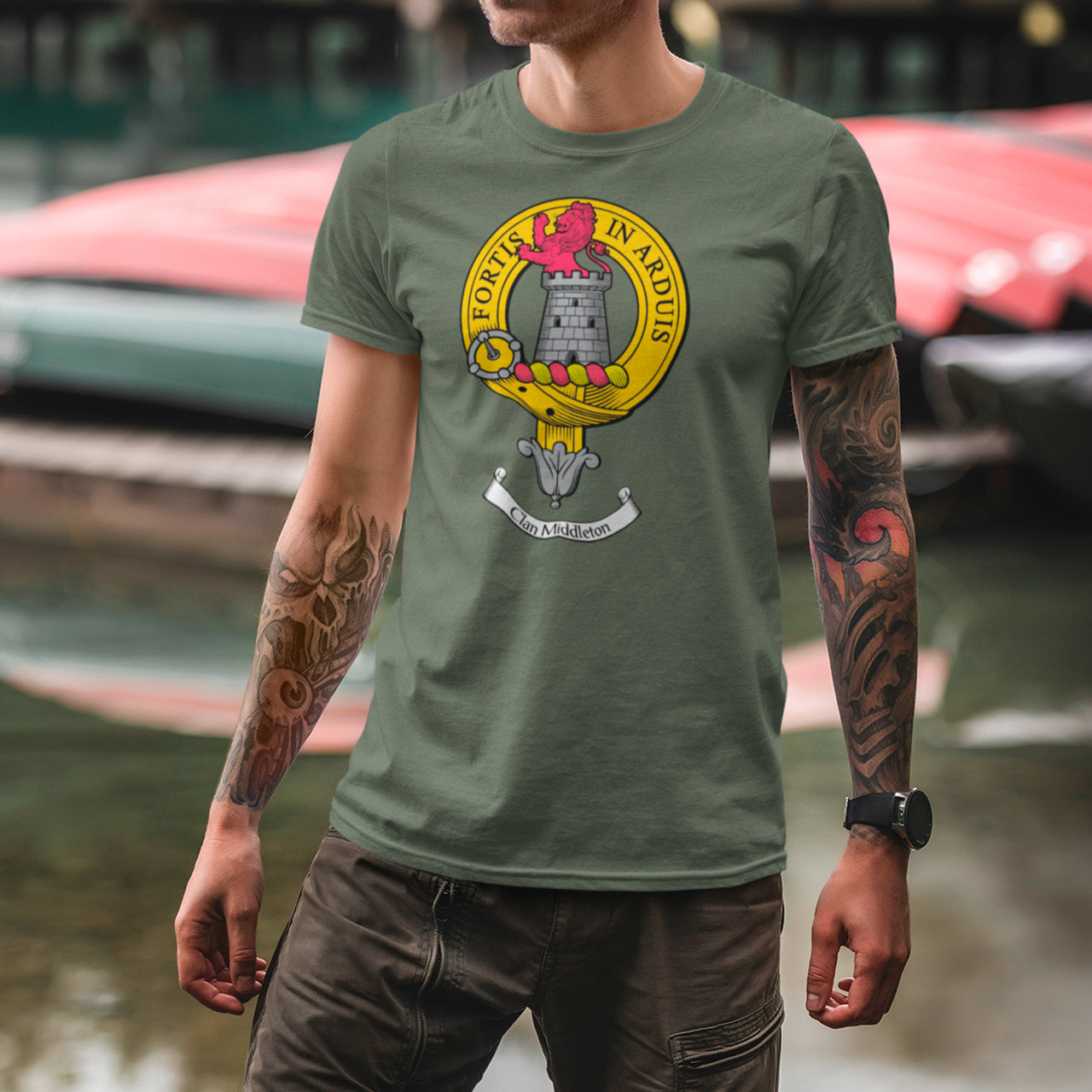 Middleton Clan Crest T-Shirt
