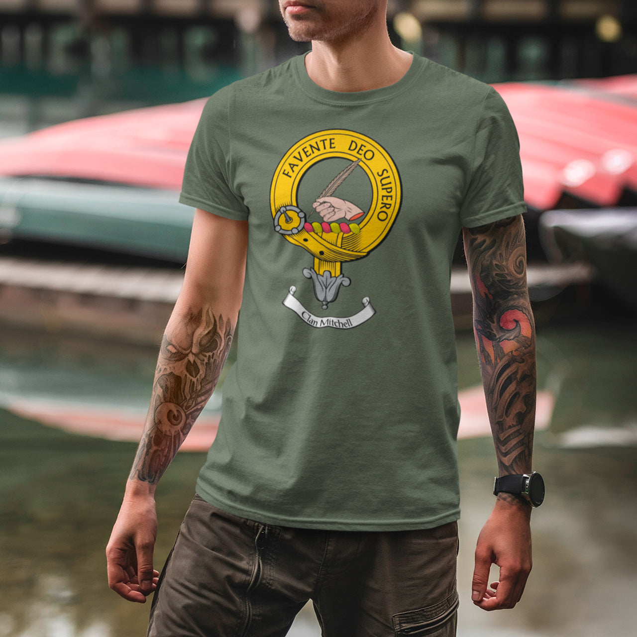 Mitchell Clan Crest T Shirt