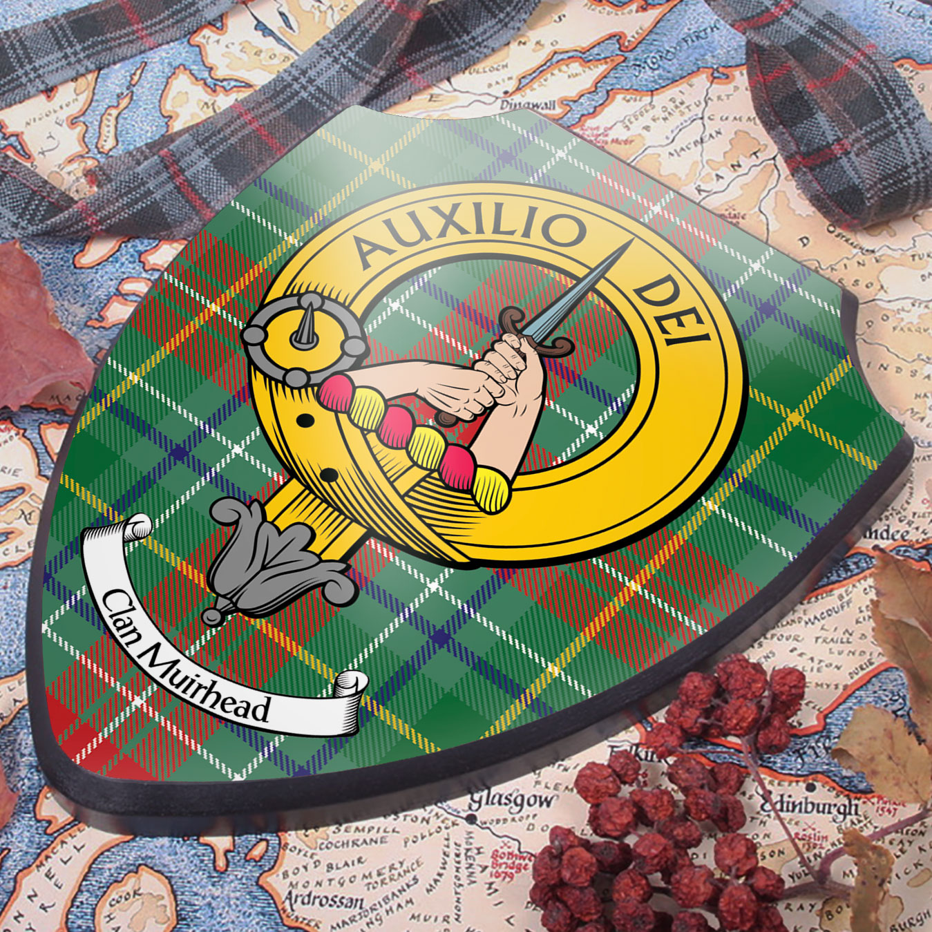 Muirhead Clan Crest Wall Plaque