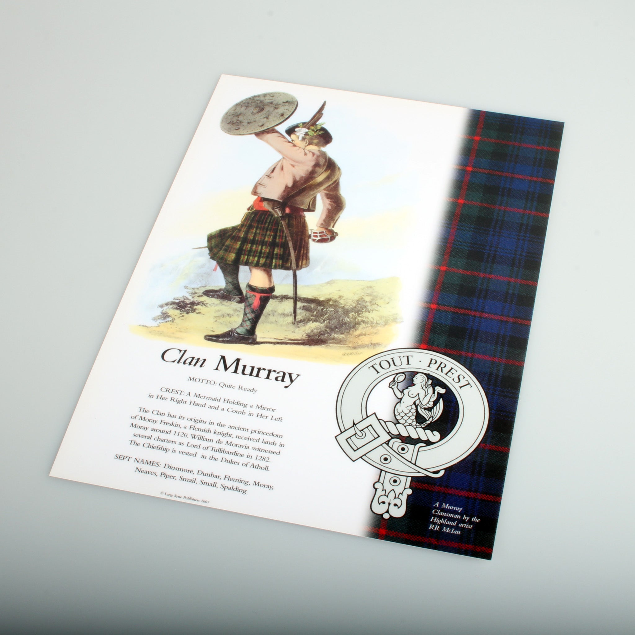 Murray Clan Poster A4