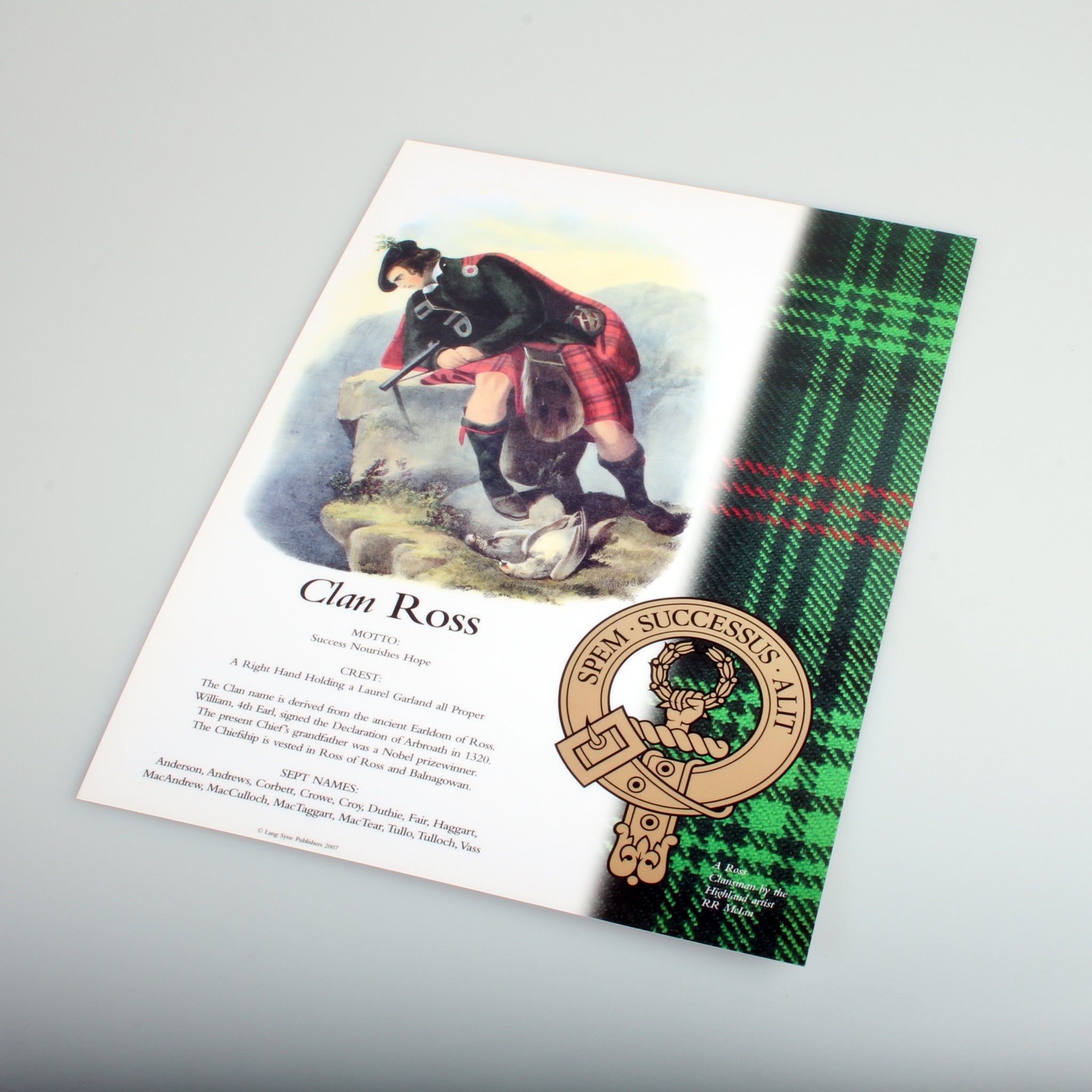 Ross Clan Poster A4