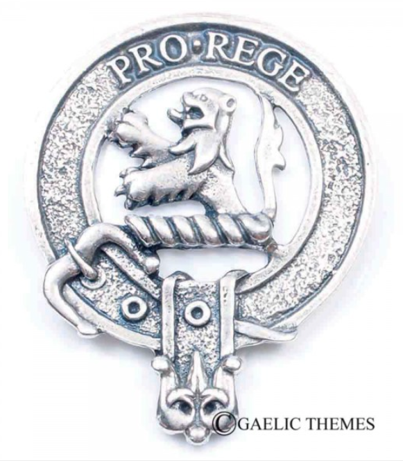 MacFie Clan Crest Badge in Pewter