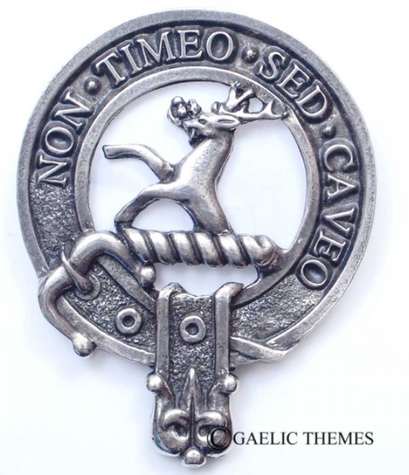 Strachan Clan Pewter Crest Badge