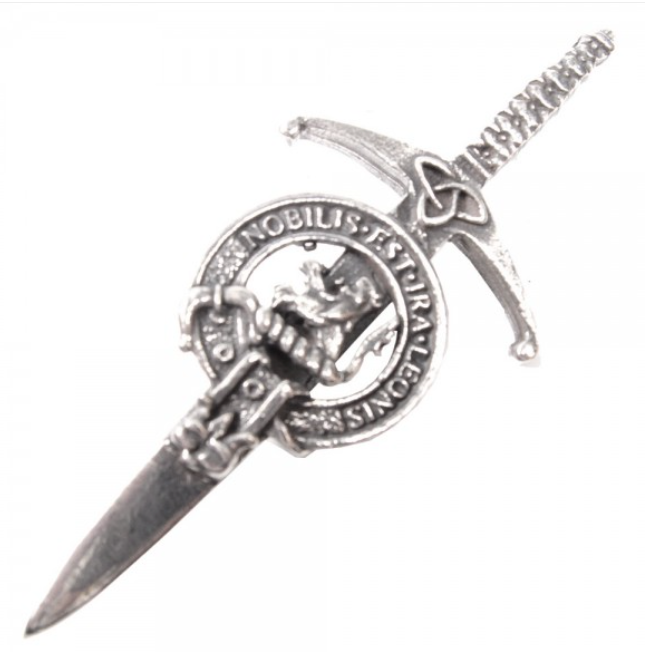 Inglis Crest Pewter Kilt Pin