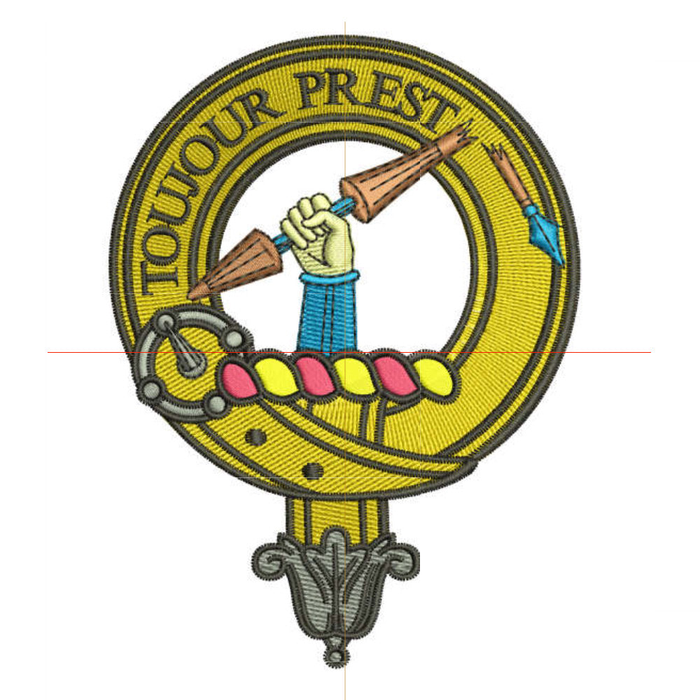 Carmichael Clan Crest Rugby Shirt