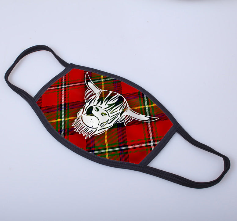 Highland Coo Face Mask