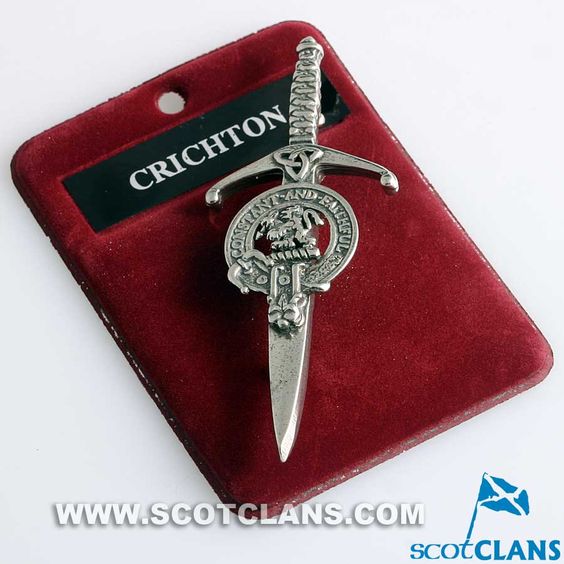 Clan Crest Pewter Kilt Pin