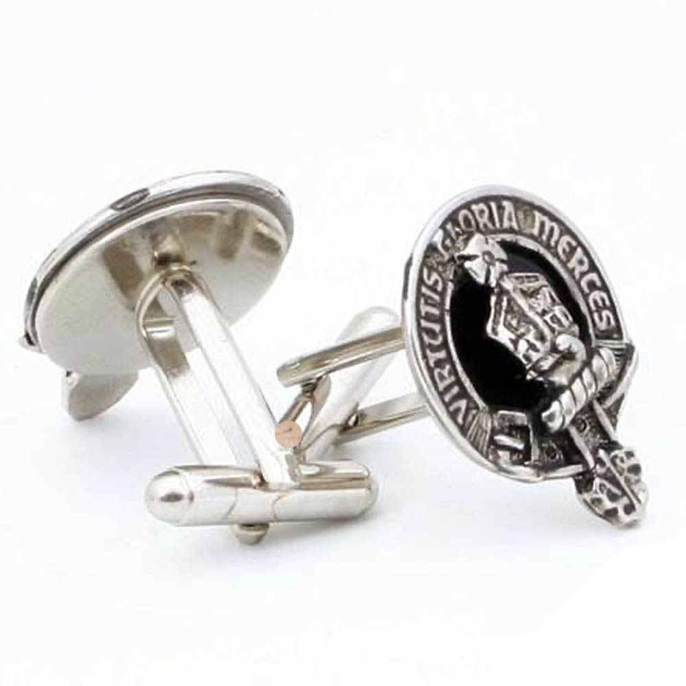 Upgrade Your Style with Pewter Clan Crest Cufflinks