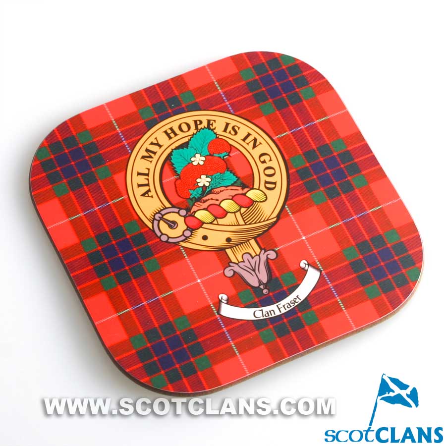 Fraser Clan Coaster 4 Pack