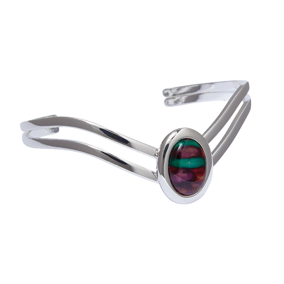 Heathergems V Bangle: Unique Scottish Jewelry